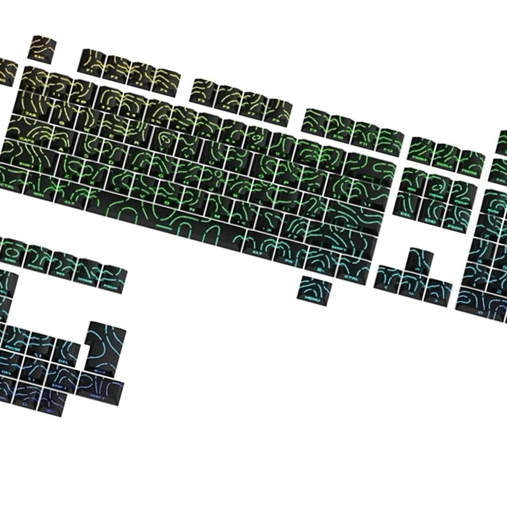 Wear Keycaps Featuring Gradients Side Backlits Design and Uniform ...