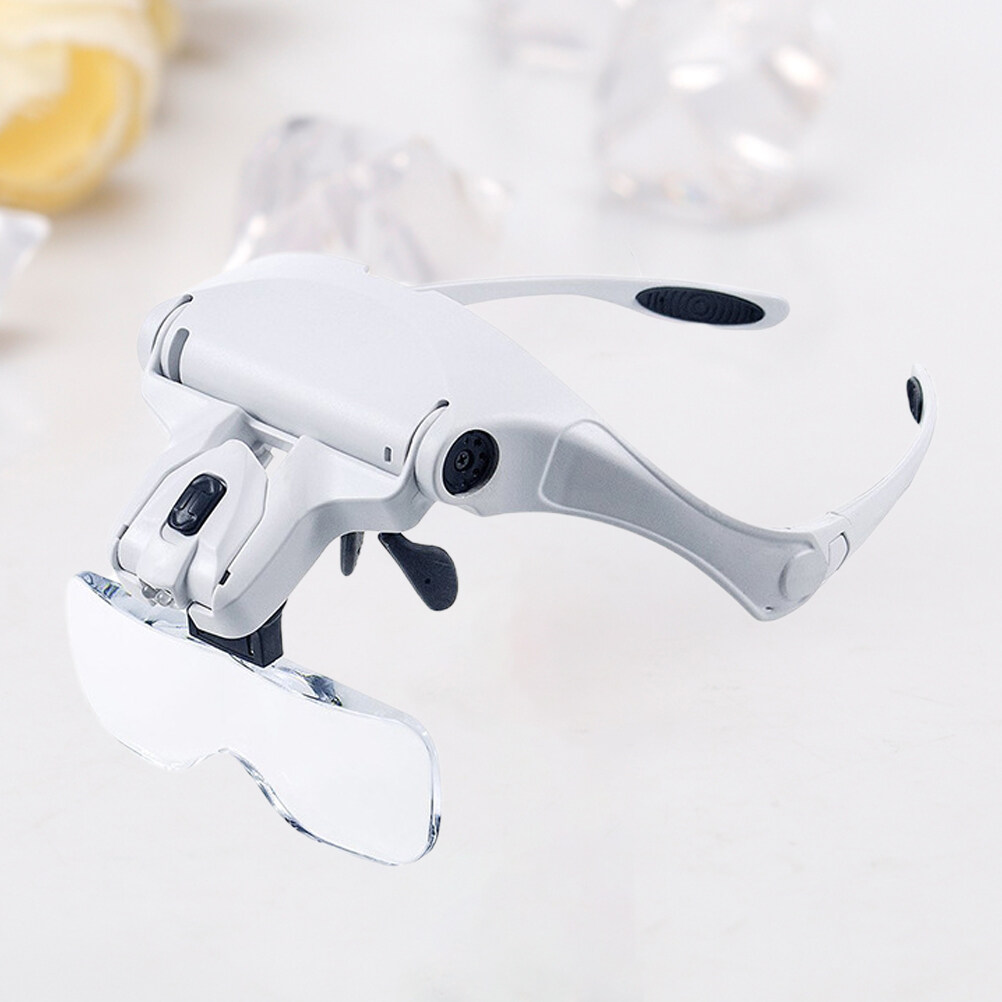 Wear Magnifying Glasses,Glass Type with Light Read Multiple Lens ...