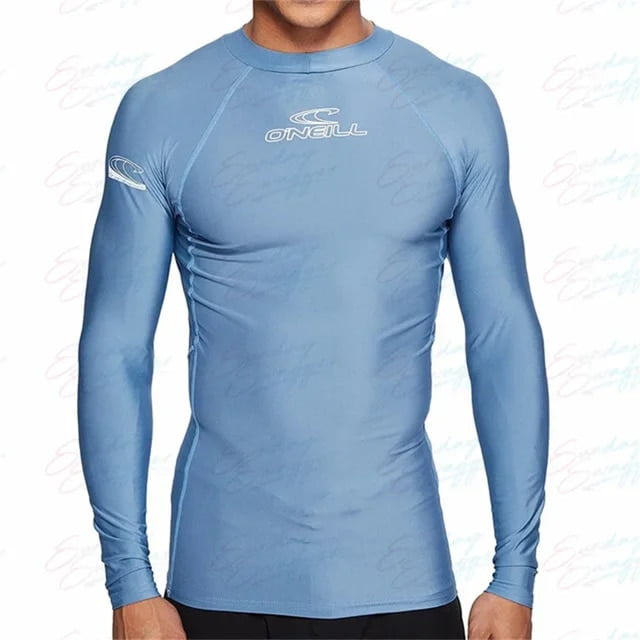 Wear Men Surf T-Shirt Gym Clothes Swimwear Long Sleeve Swim Floatsuit ...