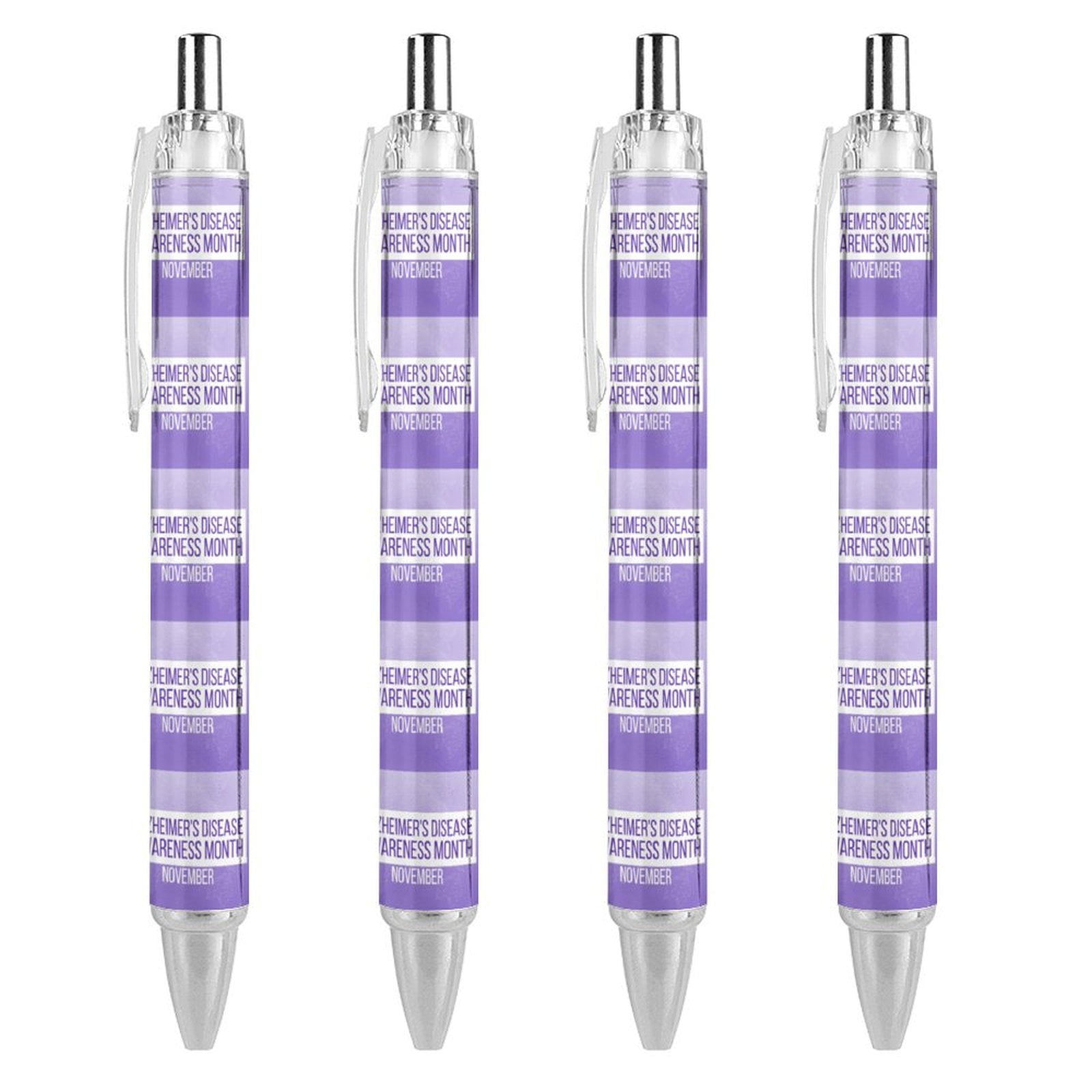 Wear Purple Alzheimer's Awareness Ballpoint Pen Retractable Pens Black ...