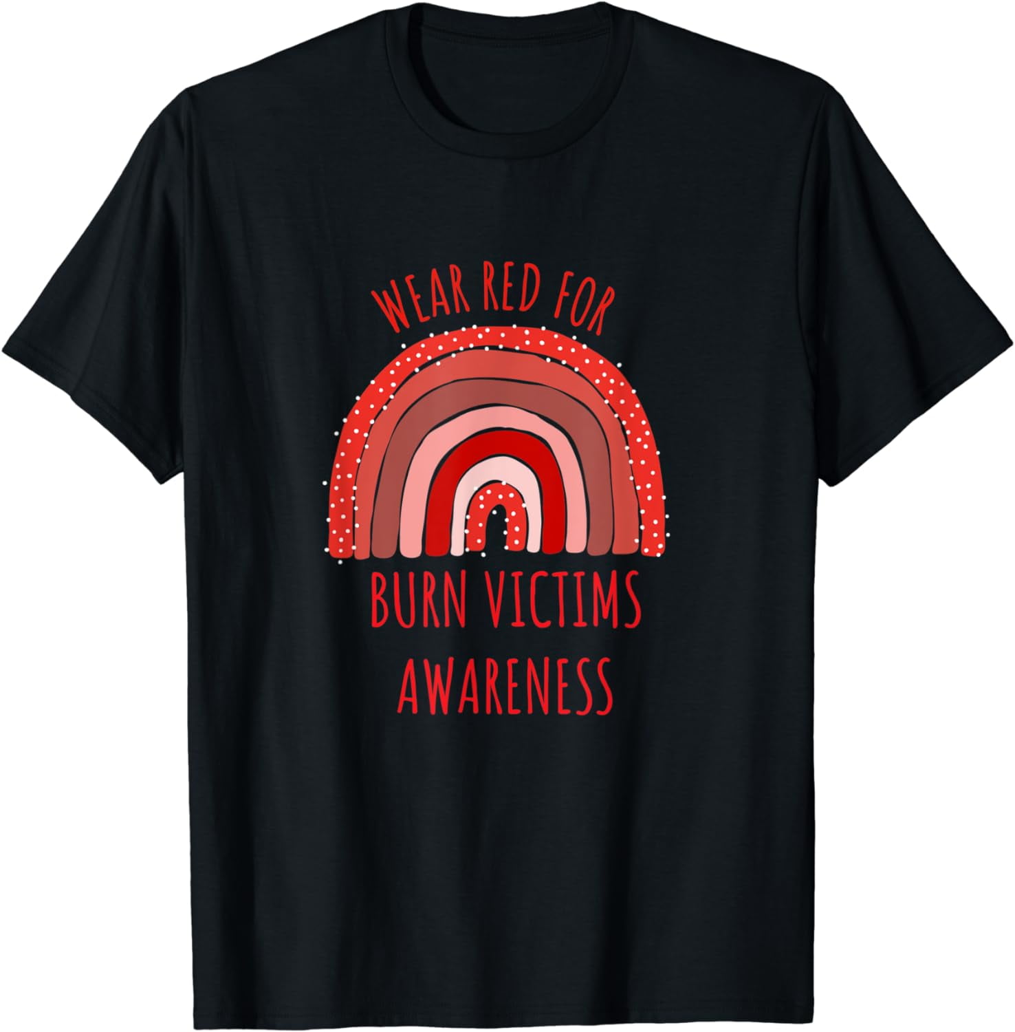 Wear Red For Burn Victims Awareness Shirt | Burn Victims T-Shirt ...
