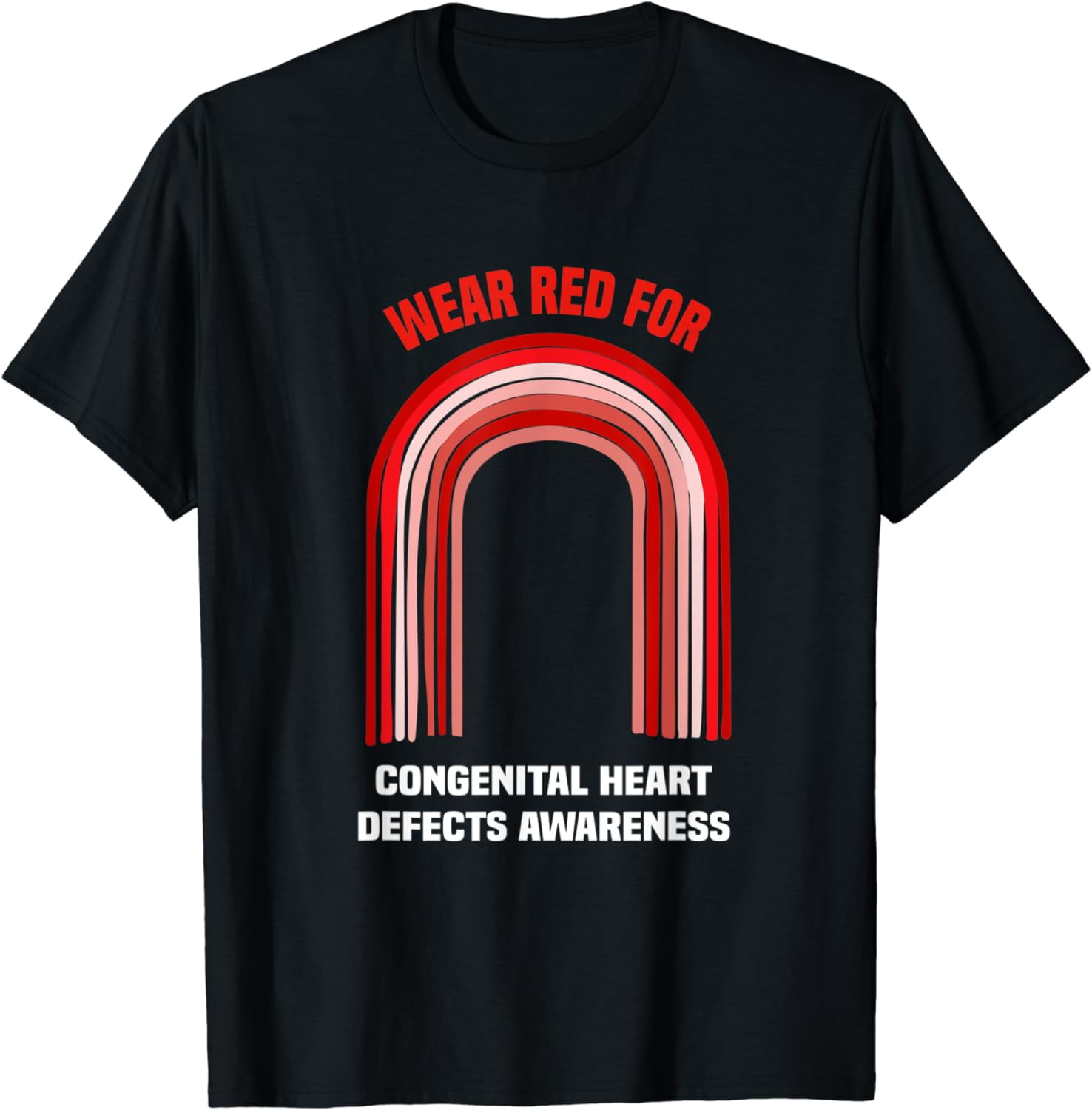 Wear Red For Congenital Heart Defects Awareness T-Shirt - Walmart.com
