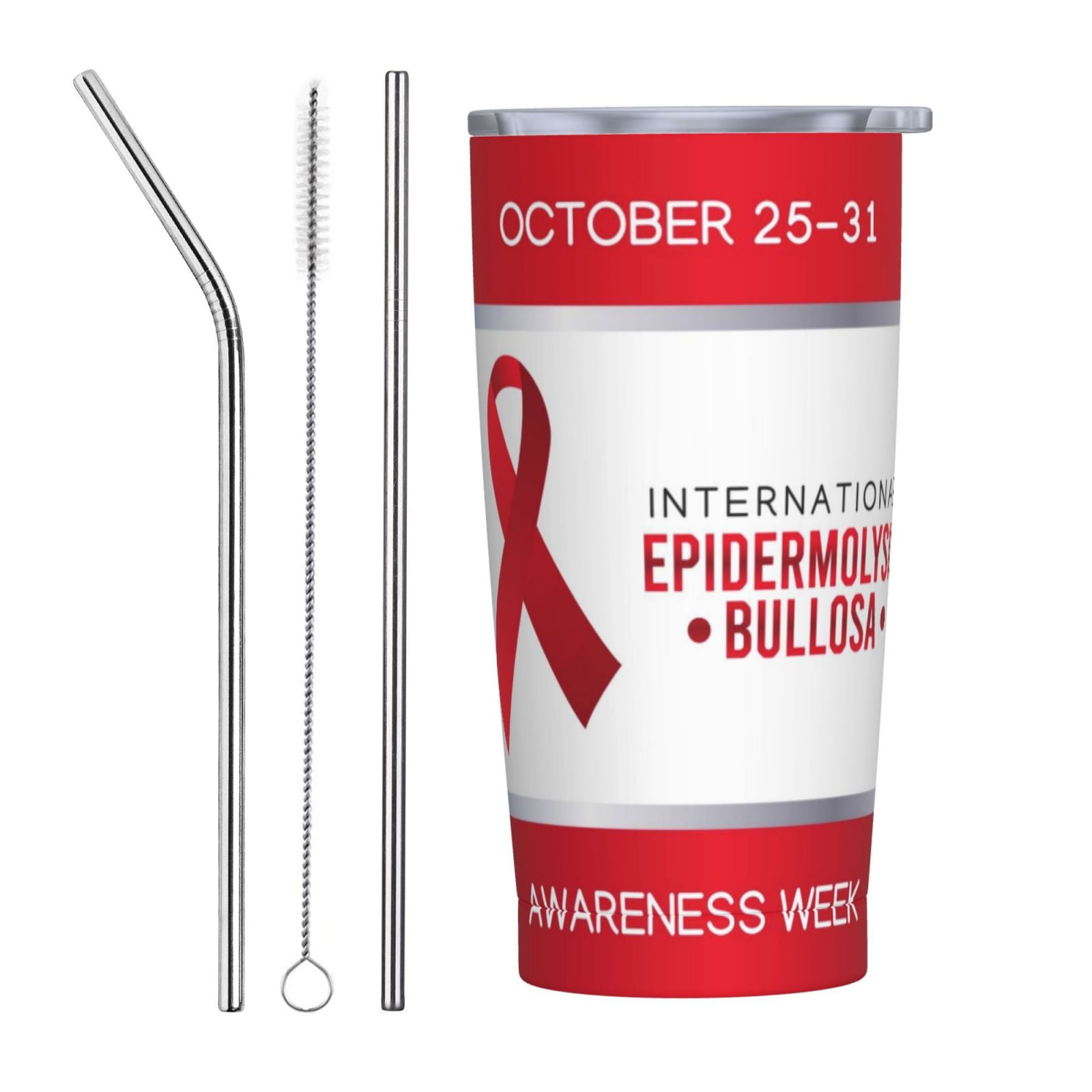 Wear Red For Epidermolysis Bullosa Awareness 20oz Stainless Steel ...