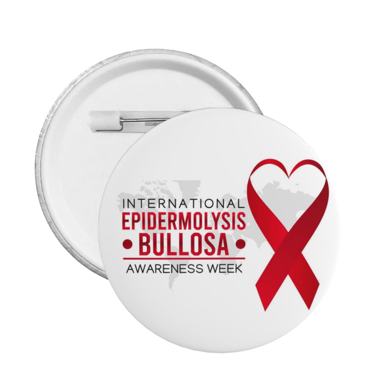 Wear Red For Epidermolysis Bullosa Awareness Pin Button Badge ...