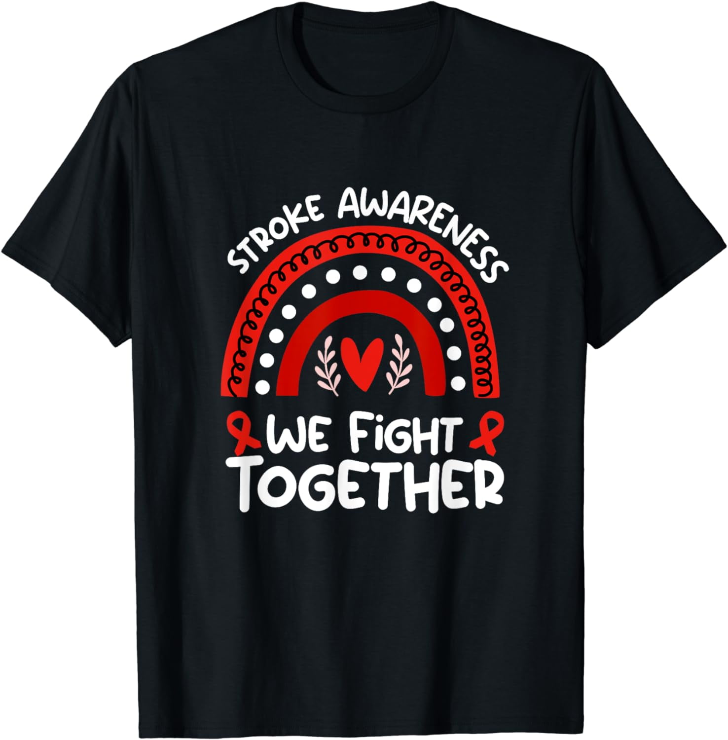 Wear Red For Stroke Awareness Shirt | Stroke T-Shirt - Walmart.com