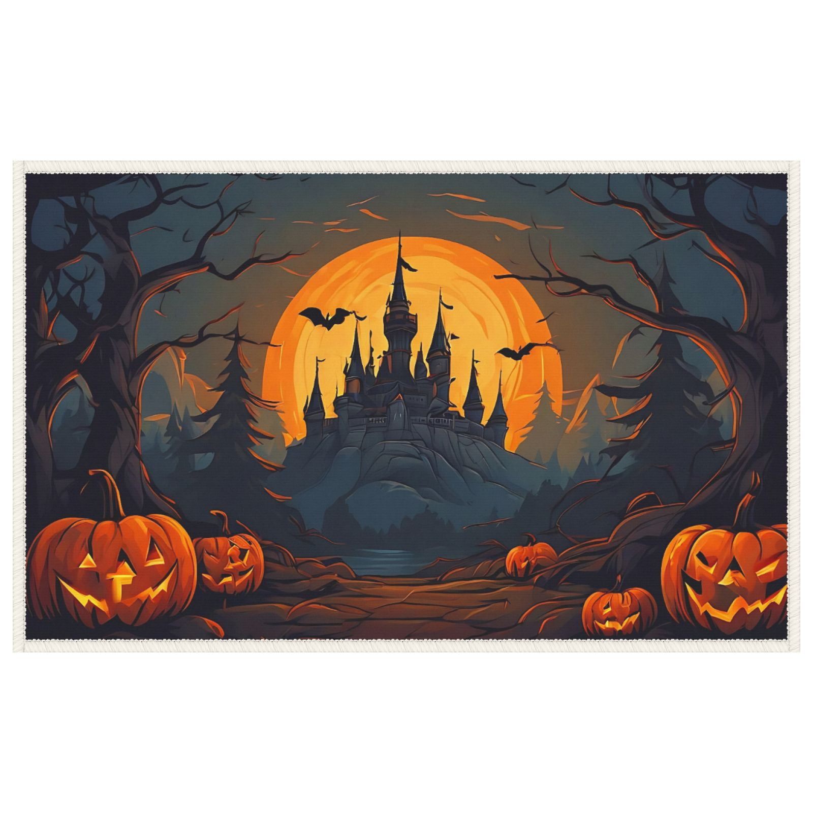 Wear-Resistant Halloween Aesthetic Front Door Entrance Mats 19.7"x31.5 ...