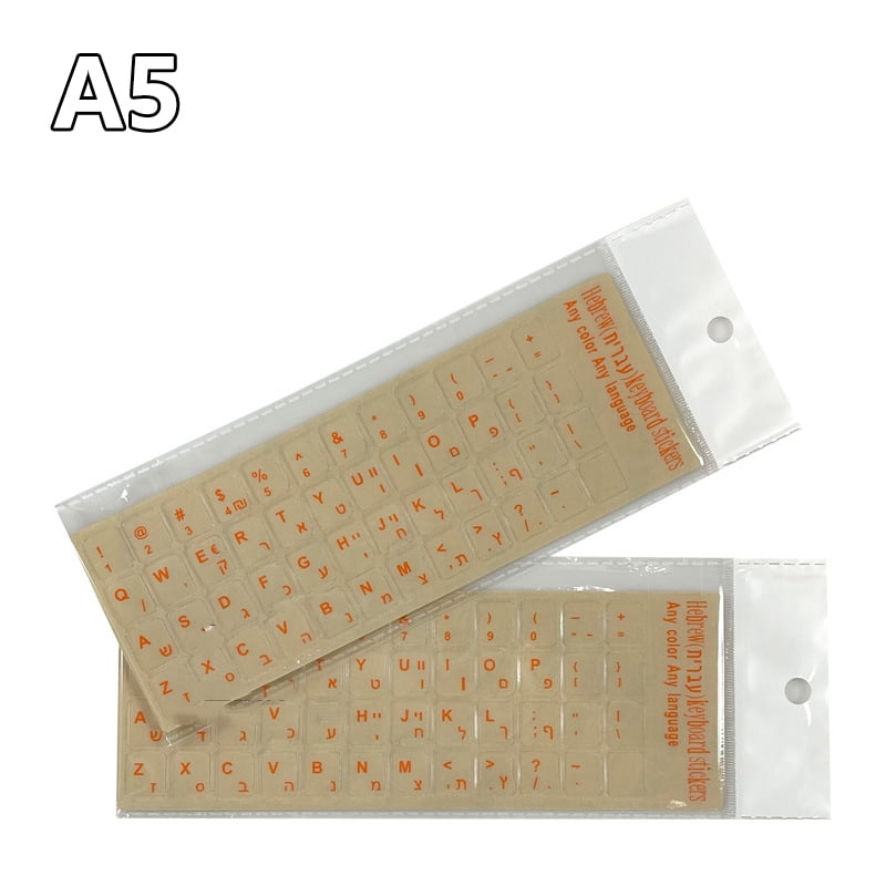 Wear-Resistant Keyboard Stickers Alphabet Layout Sticker For Laptop ...