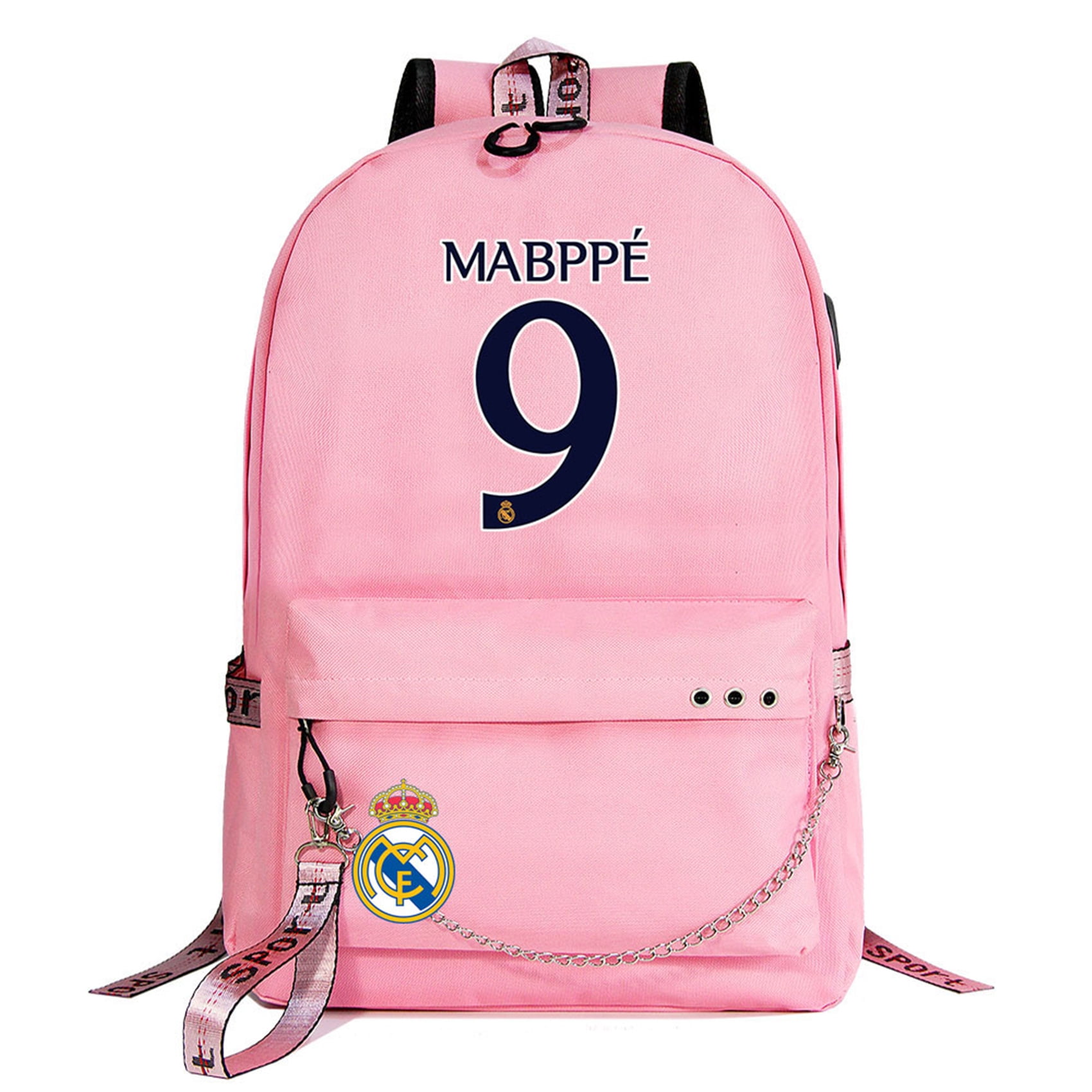 Wear Resistant Kylian Mbappe Backpack with USB Charge Port Large ...