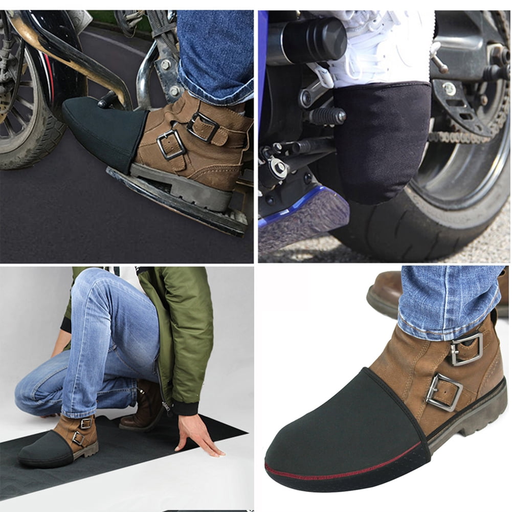 Wear Resistant Motorcycle Shift Pad Rubber Shoe Boot Cover Antiskid ...