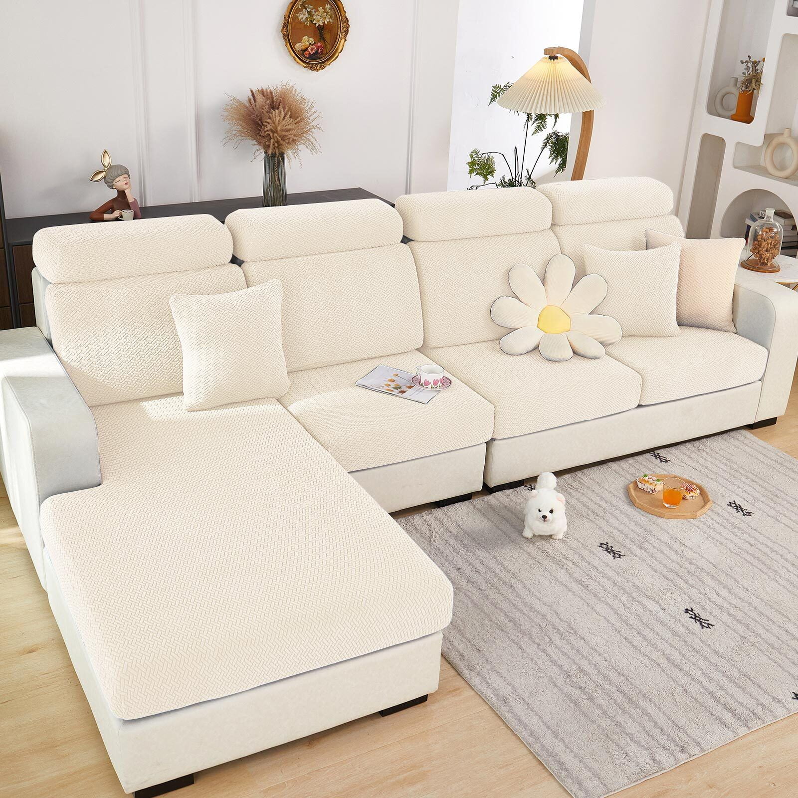 Wear-Resistant Universal Sofa Cover, Stretch Couch Cushion Slipcovers ...