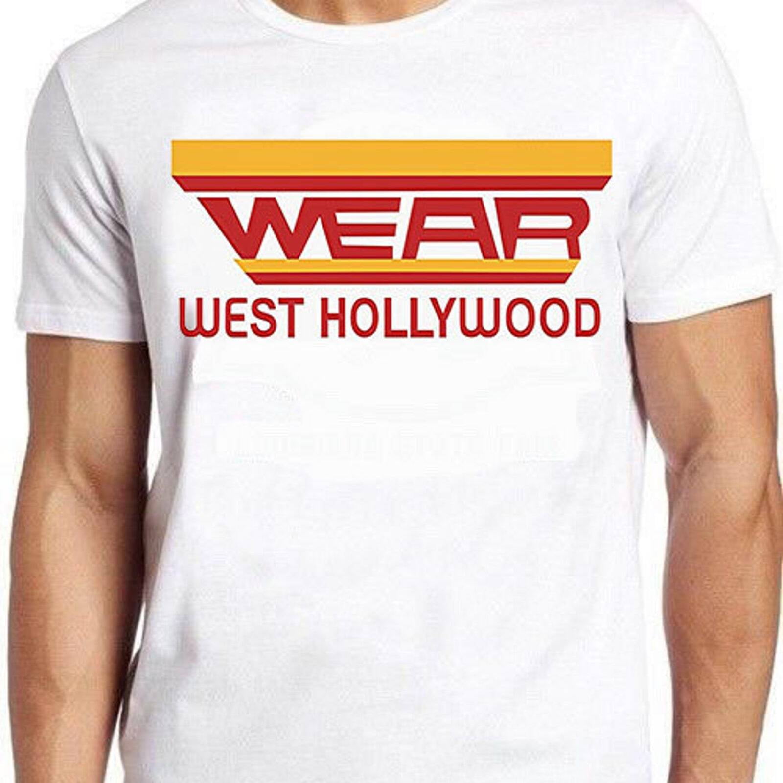 Wear West Hollywood 80s Rock Movie Music Joke Fashion Art Retro Funny ...