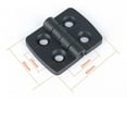 Wear-resistant Hardware Durable Black Cabinet Door Hinge Plastic Door ...