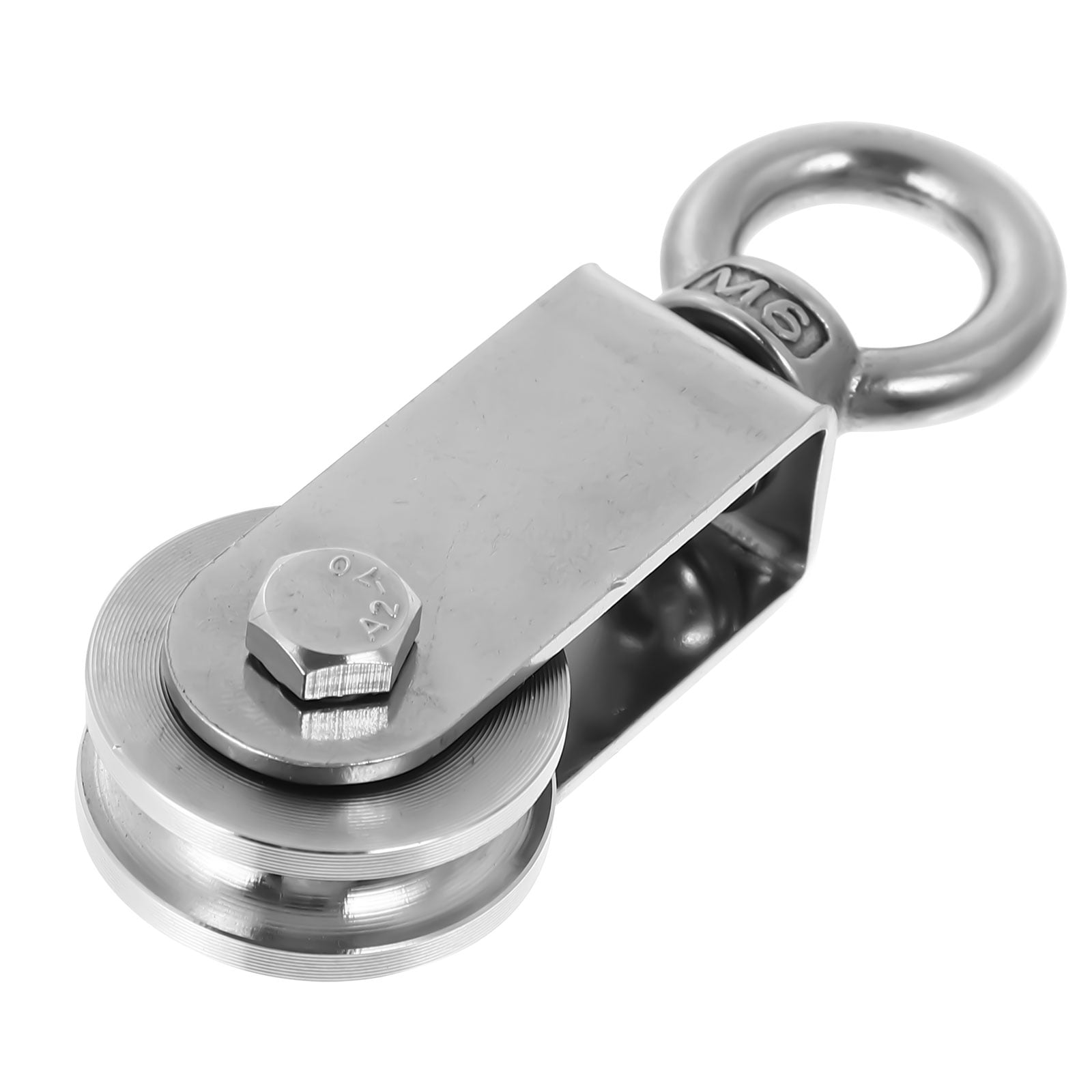 Wear-resistant Ring Pulley Sag Turnbuckle Wire Fitness Silver - Walmart.com