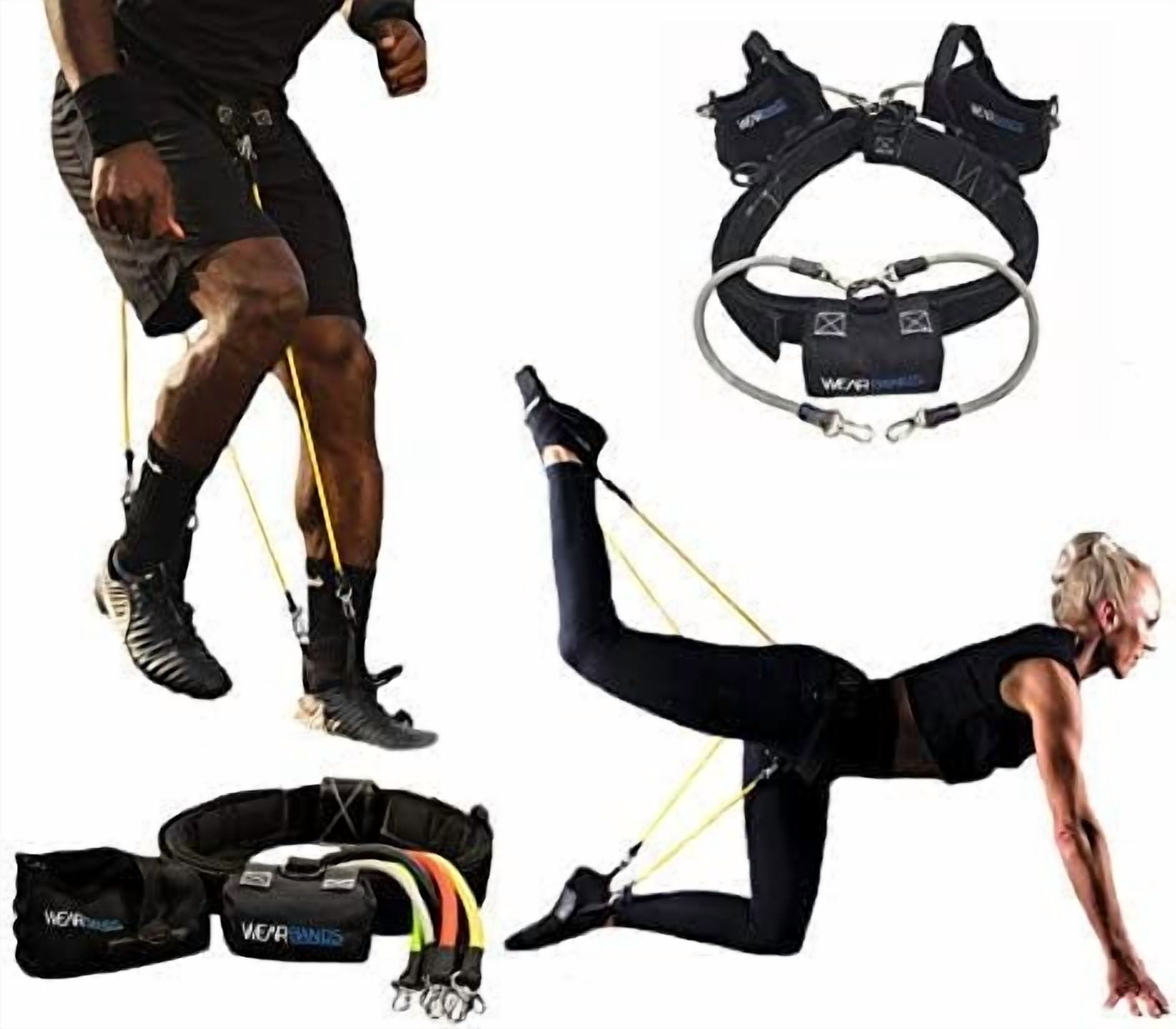WearBands 3-Level Resistance Bands Training and Exercise System for ...