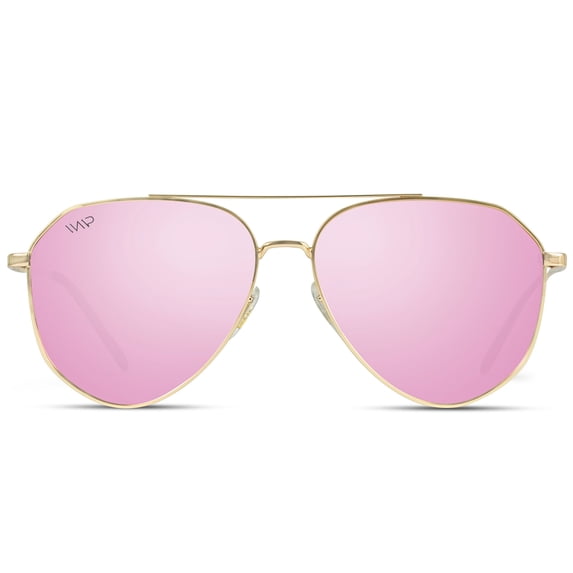 WearMe Pro - Unisex Metal Frame Aviator Polarized Sunglasses with UV ...