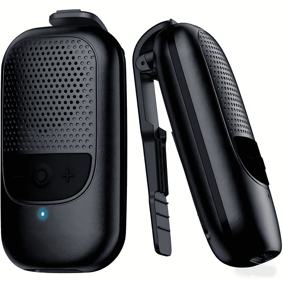 Wearable Bluetooth Speaker, Clip-On Portable Speaker with Built-in Mics ...