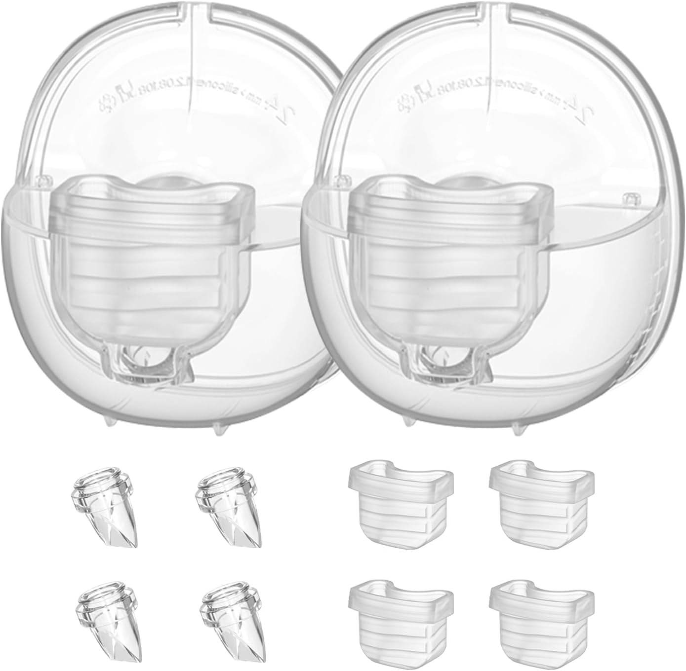 Wearable Breast Pump Accessories, Replacement Pump Parts Flange 24mm ...