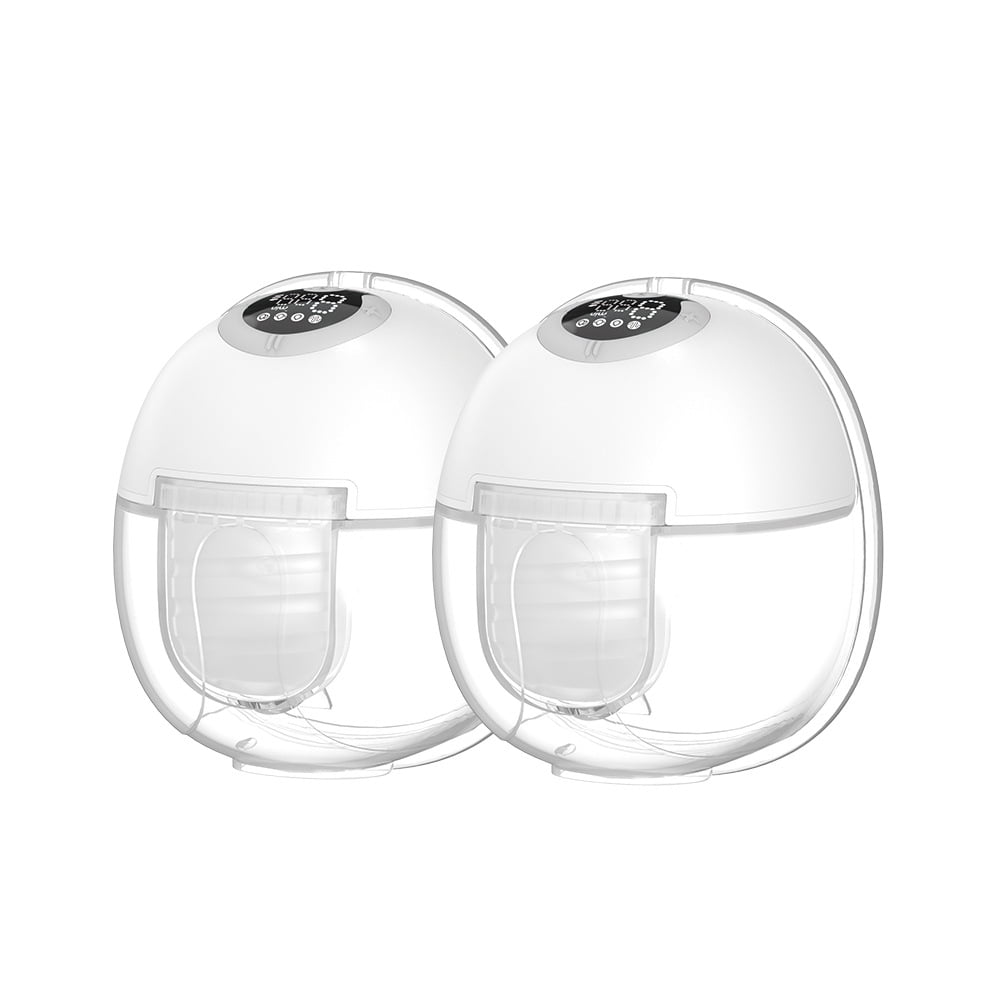 Wearable BreastPump with 4 Modes & 9 Levels，BreastfeedingPump with LED ...