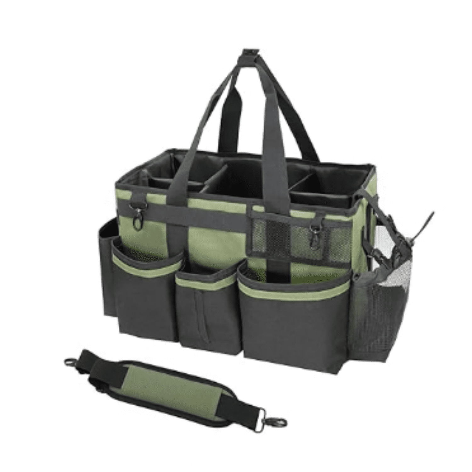 Wearable Cleaning Caddy Organizer with Handle & Shoulder Straps for ...