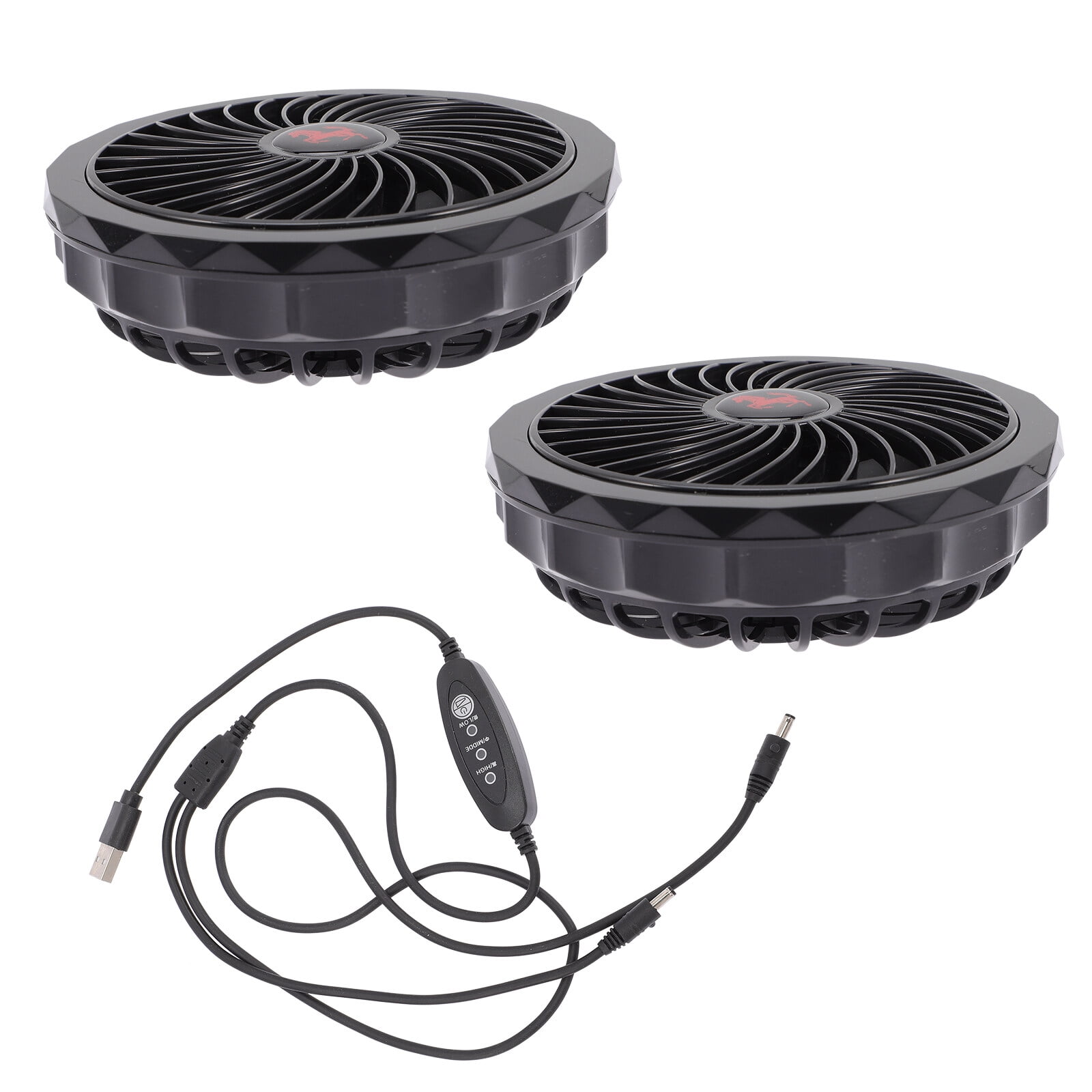 Wearable Cooling Vest Fan Adjustable Dual Air Conditioned Clothes USB ...