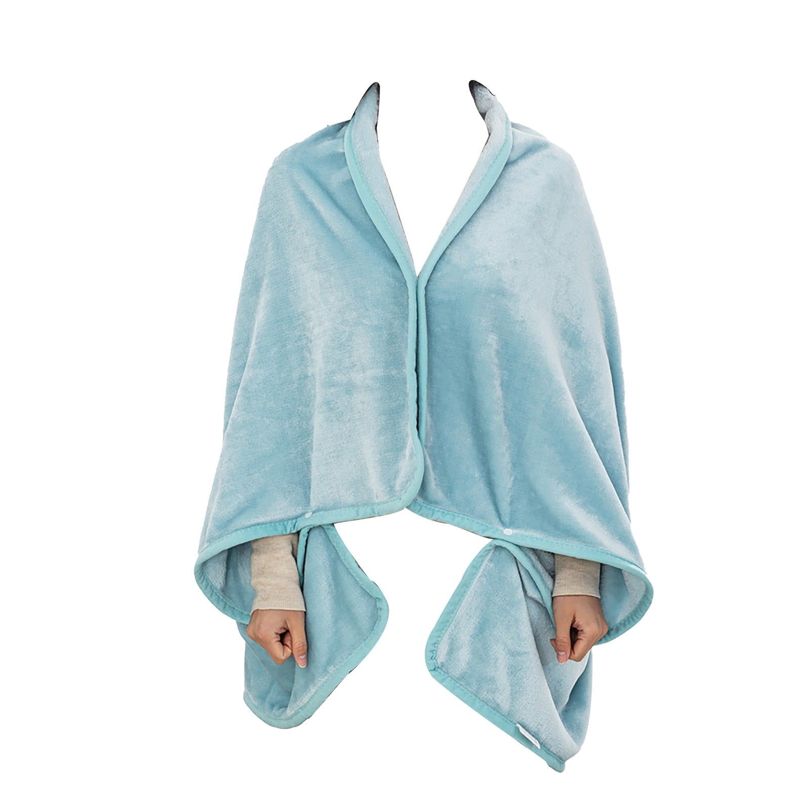 Wearable Blanket with Buttons Ultra Soft Warm Wrap Shawl Poncho for ...