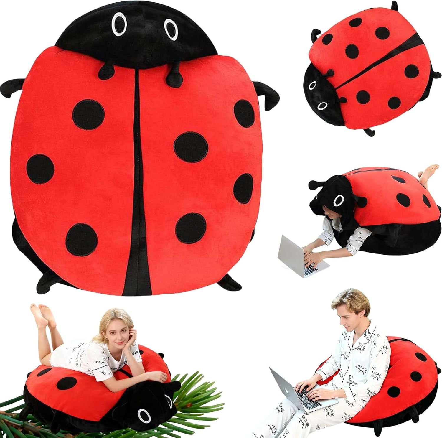 Wearable Ladybug Pillow, Giant Wearable Pillow Ladybug, Lady Bug ...