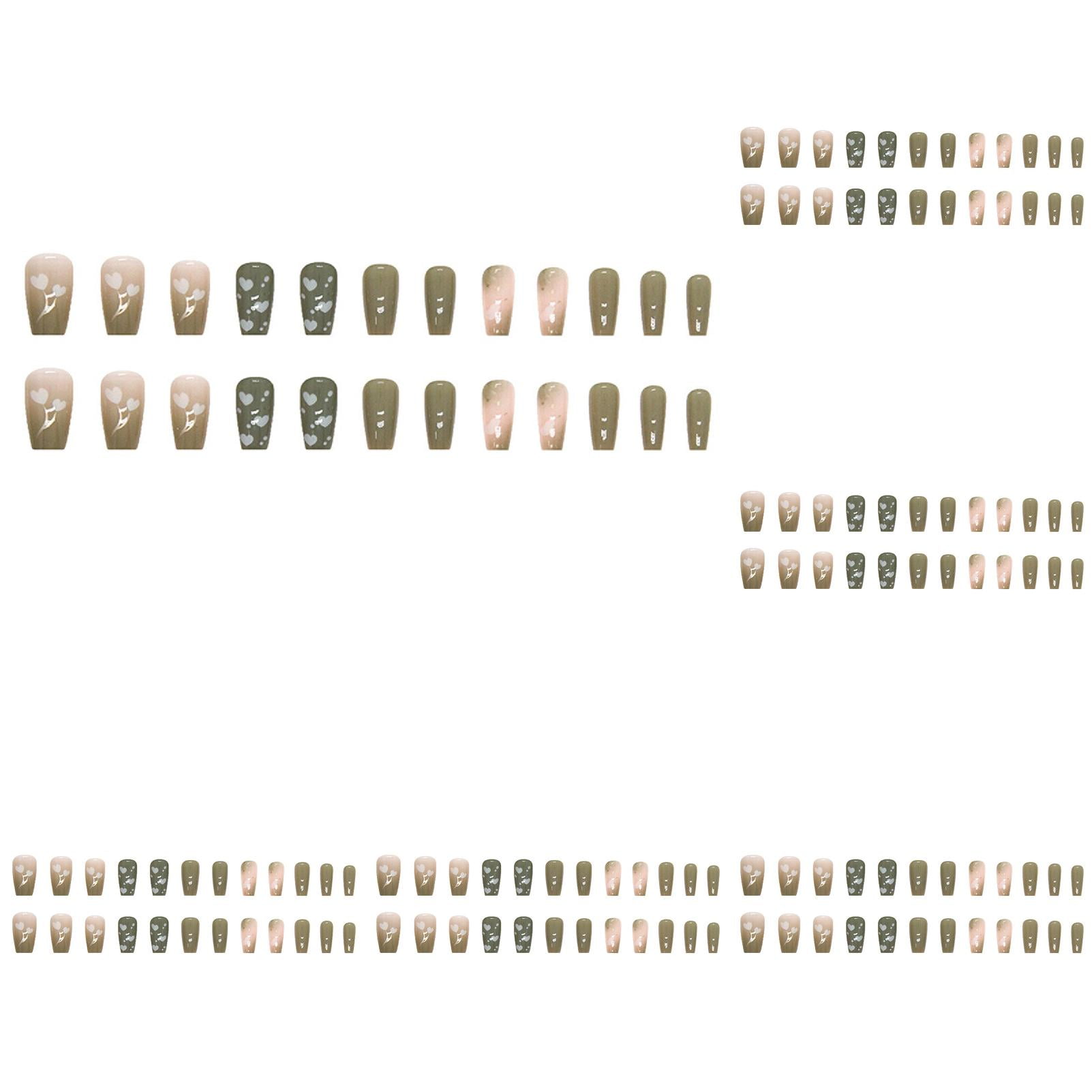 Wearable Nail Mesh Inclined French Temperament Gentle Nail Paste ...