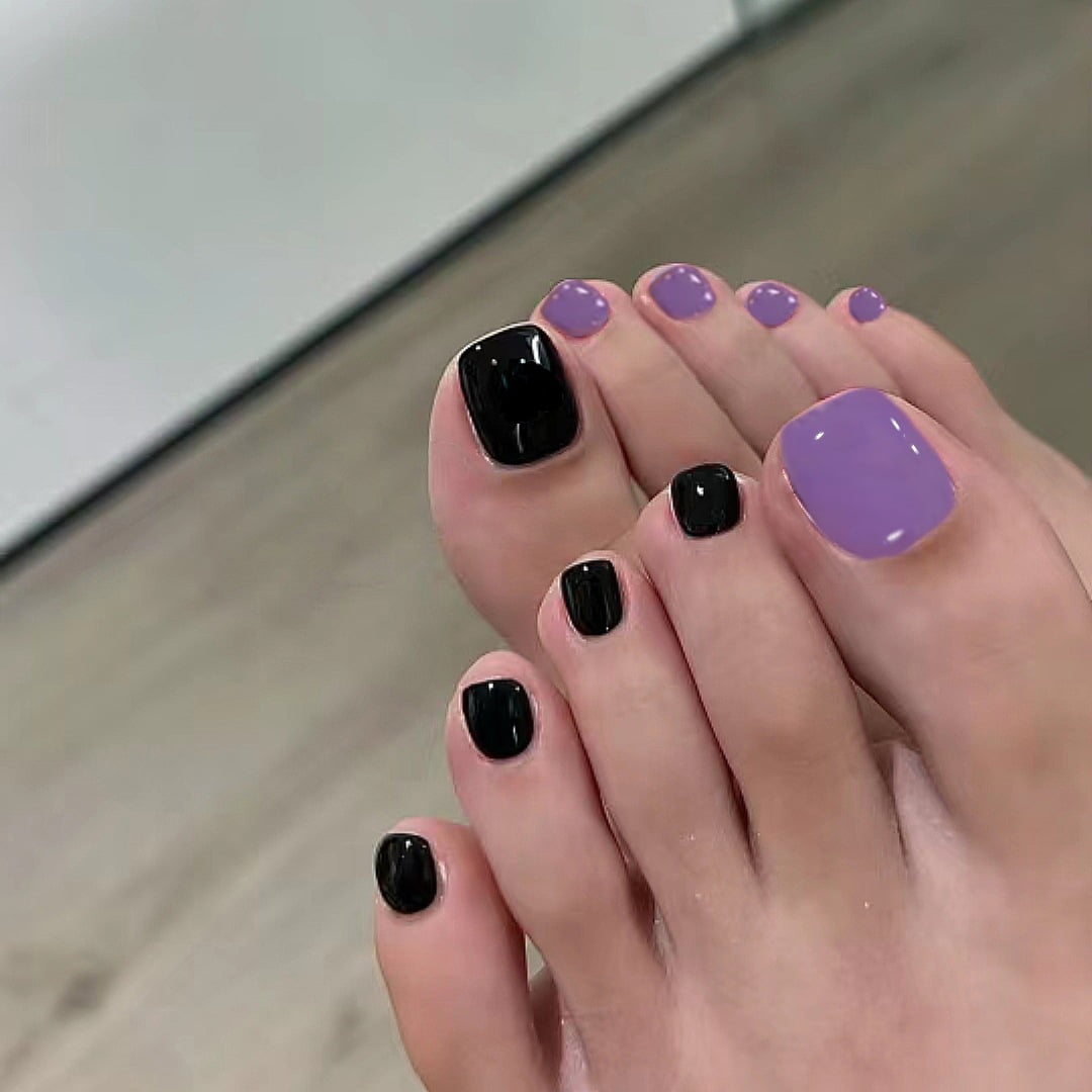 Wearable Nail Tips Toe Nails Hot Girl Mirror Ice Transparent Fine ...