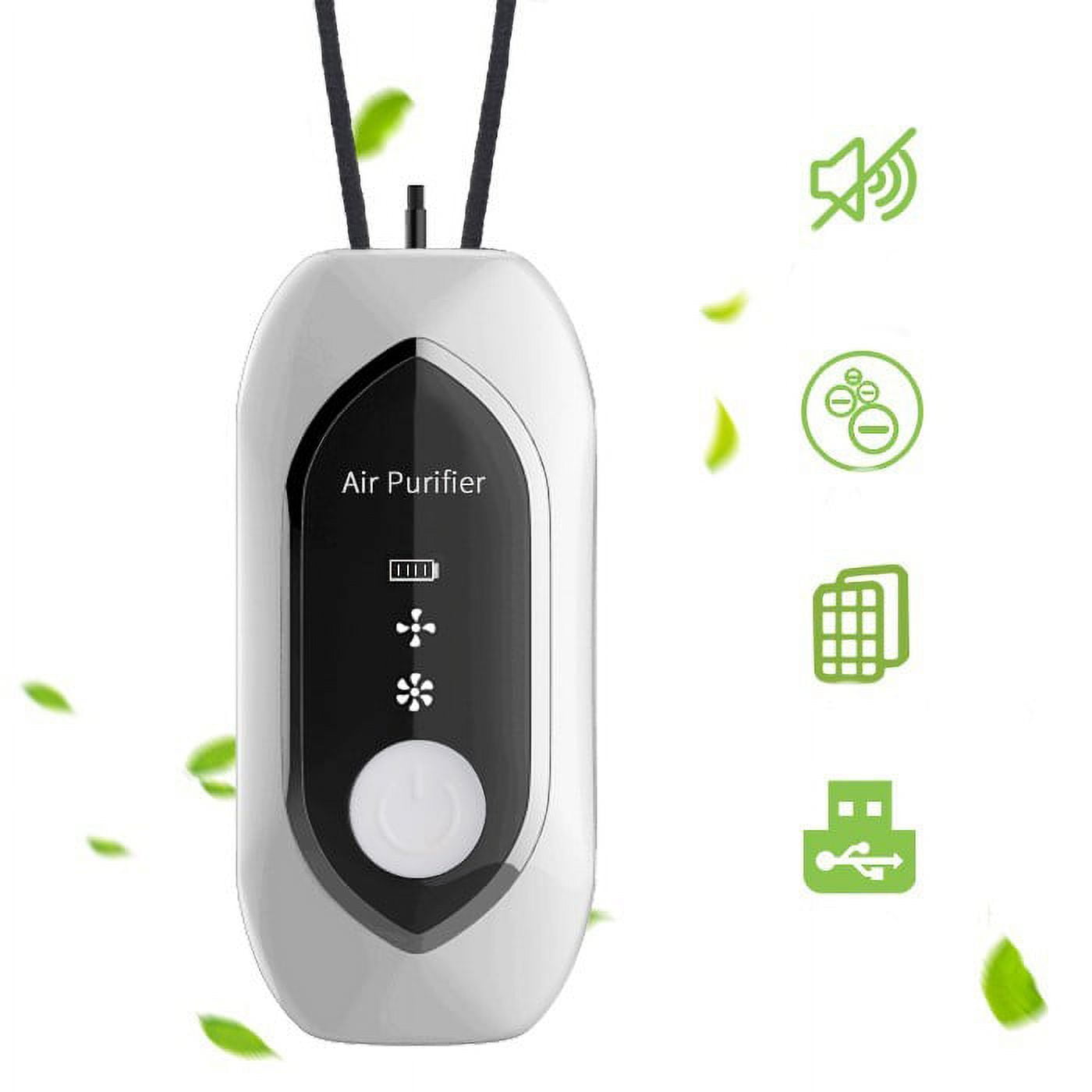 Wearable Necklace Purifier Mini Portable Negative Generator Low Noise ...