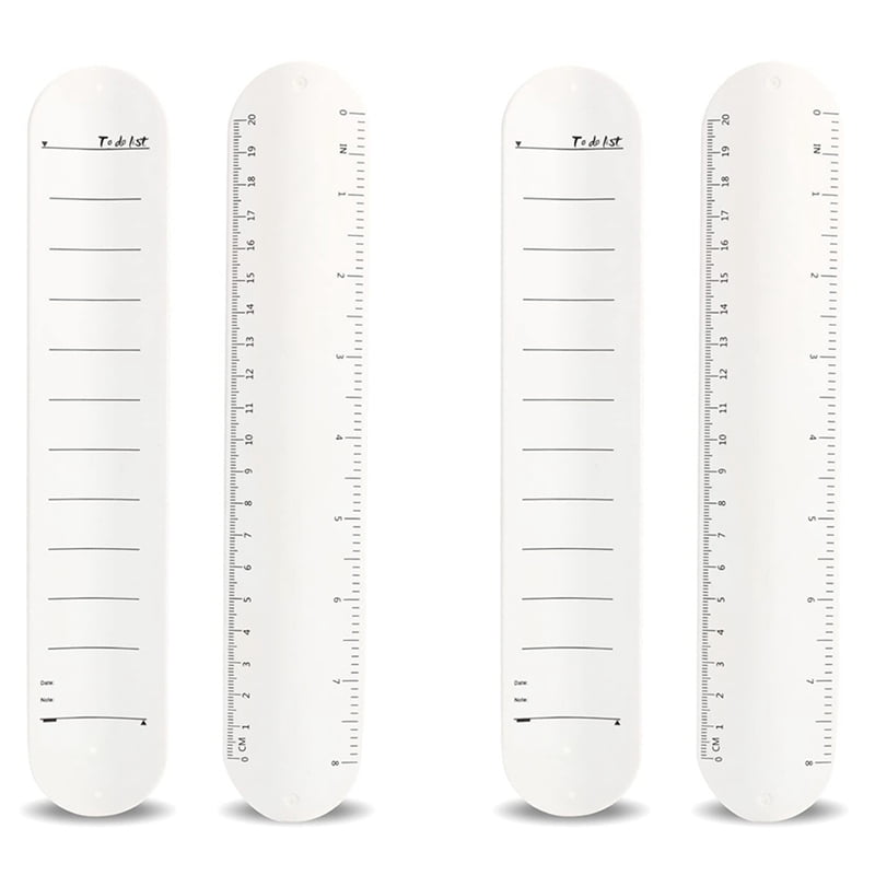 Wearable Nurse Notepad Wristbands, 4 Pack Silicone Reminder Bracelet ...