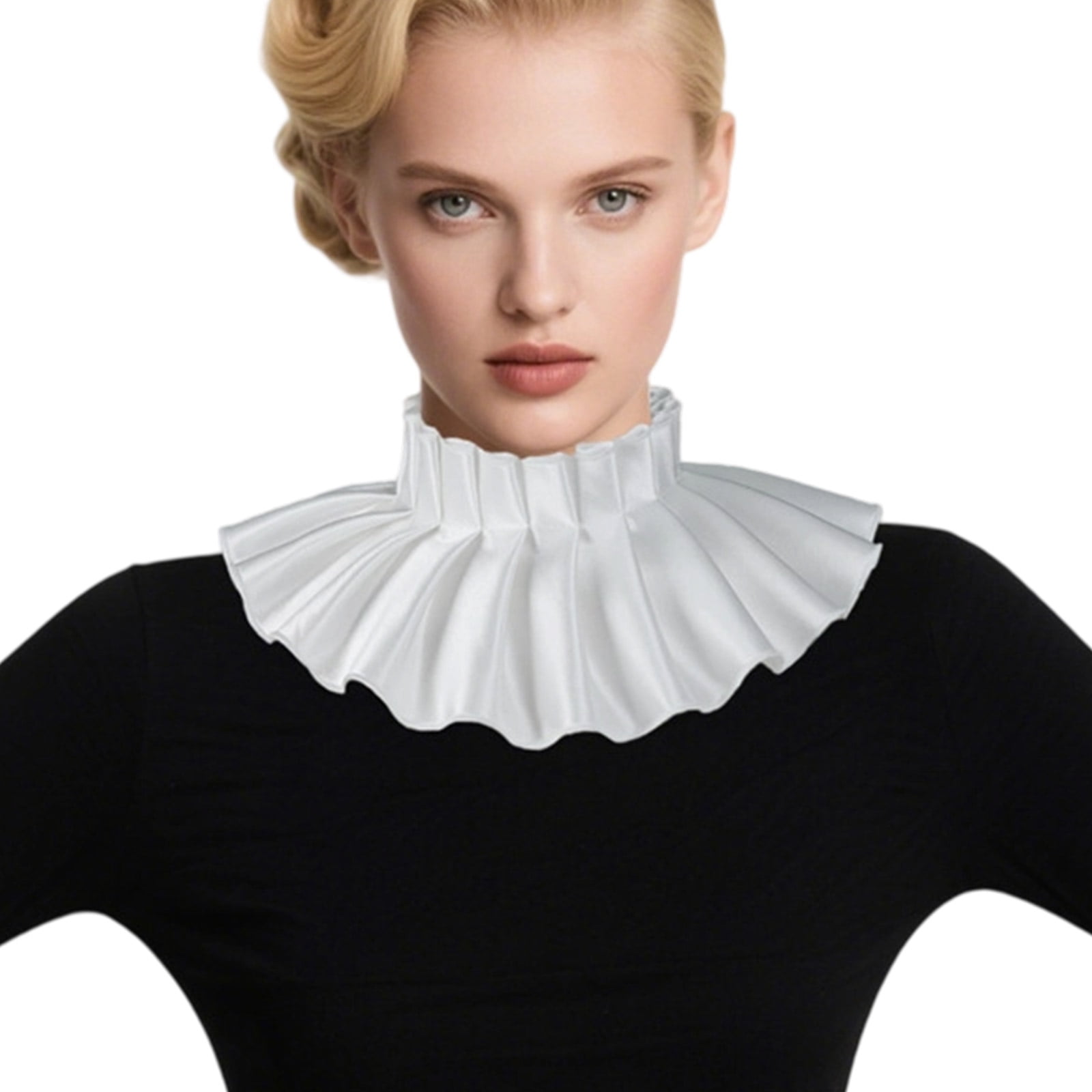 Wearable Pleated Neckpiece Skin Friendly Texture For Sensitive Skin ...