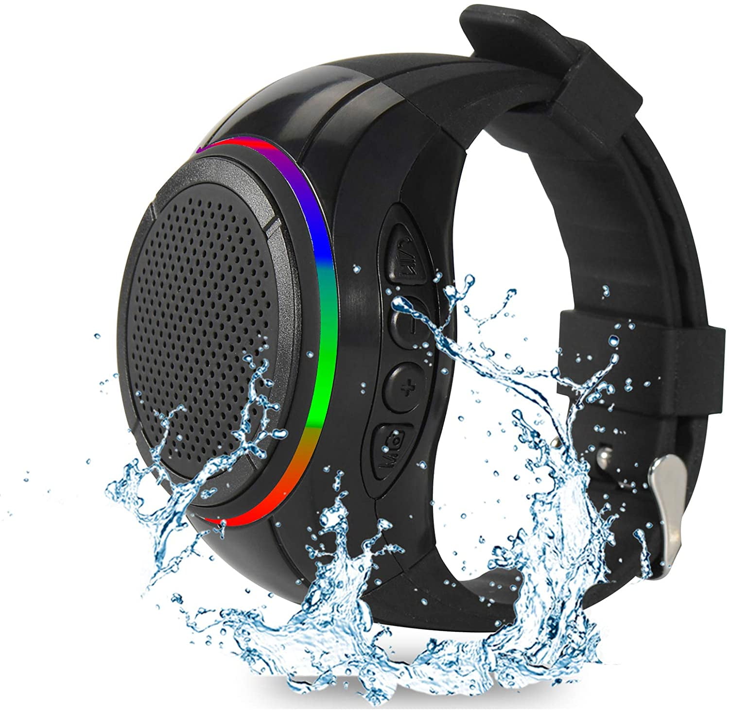 Wearable Portable Waterproof Bluetooth Speaker Watch X10 Clip Speaker ...