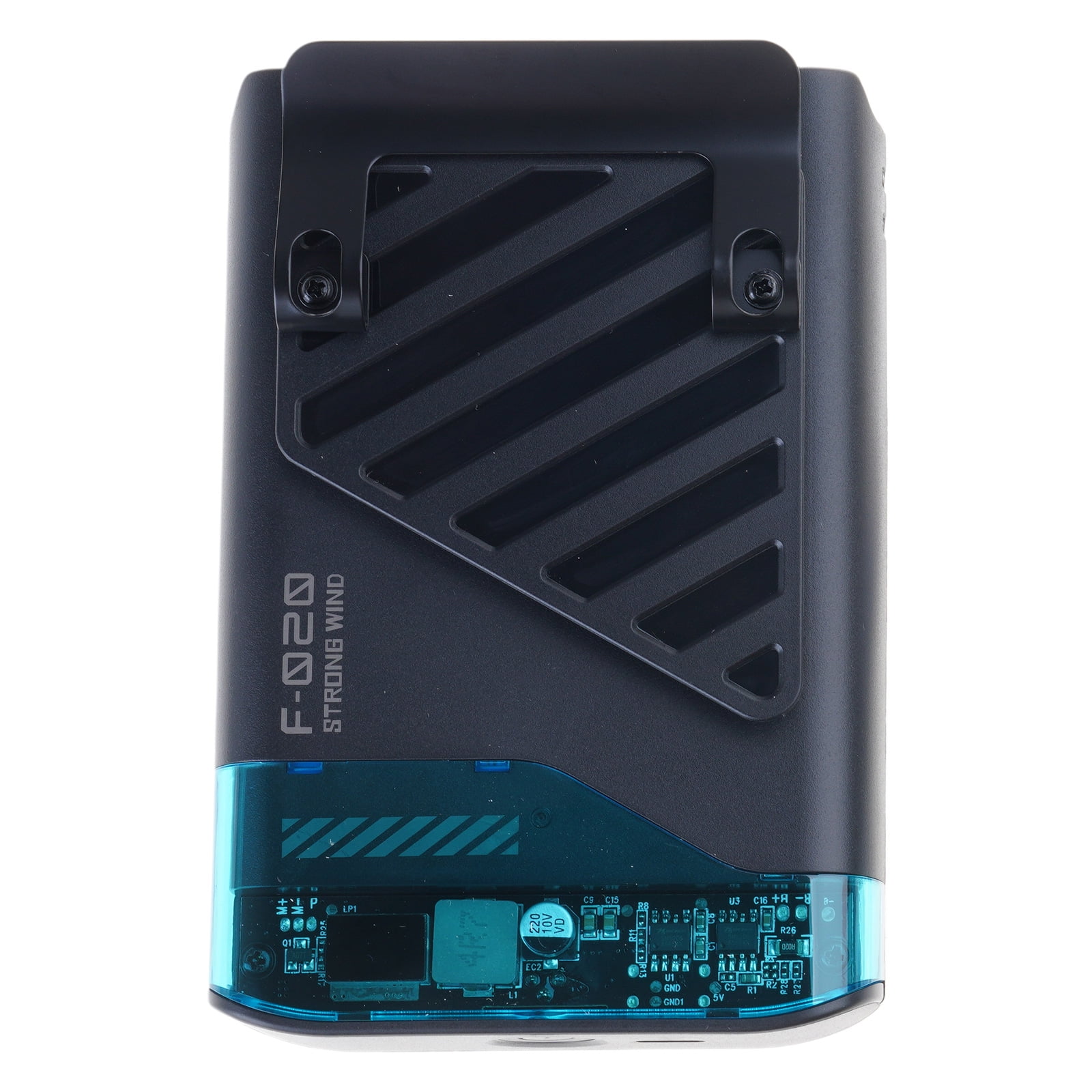 Wearable Waist Fan 4000mAh Clip Fan Rechargable Cooling Fan ABS Texture ...