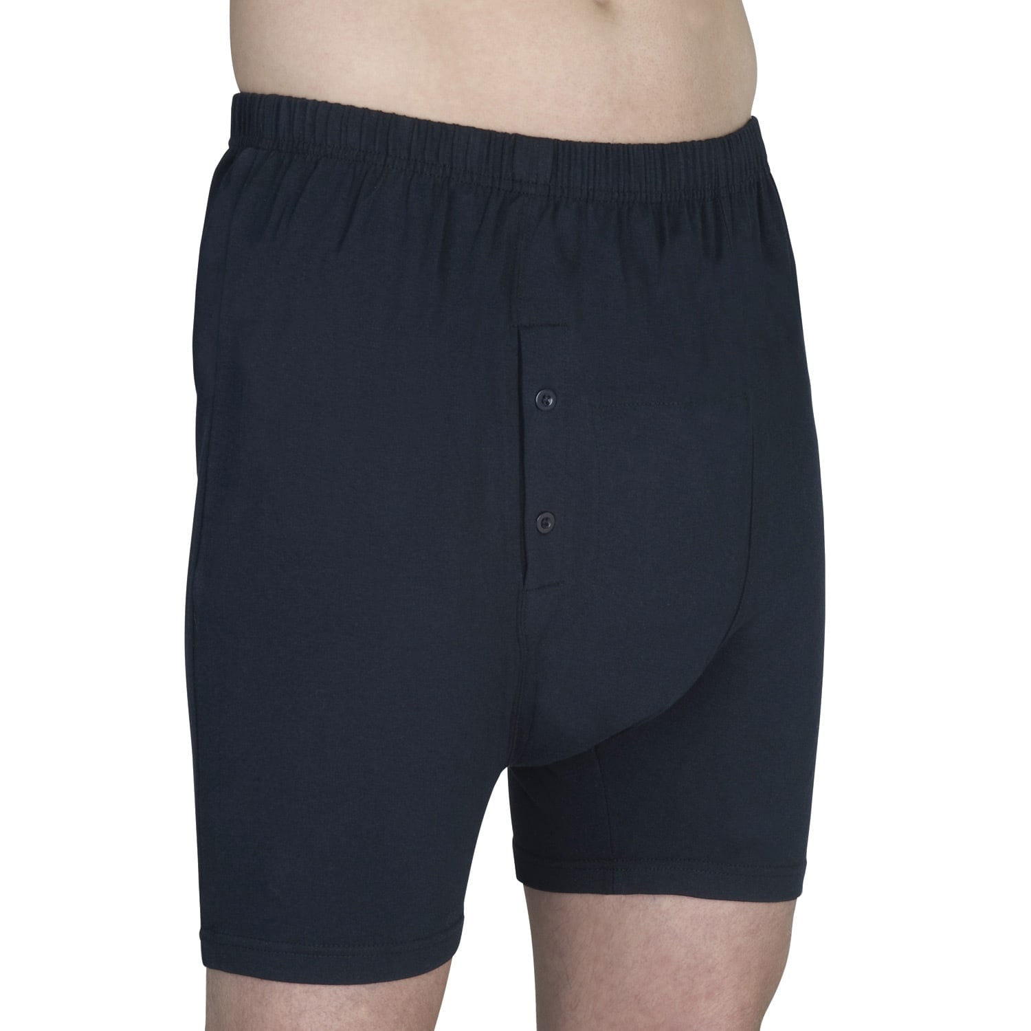 Mens Wearever Washable Incontinence Boxer Briefs - XL - Navy - Walmart.com