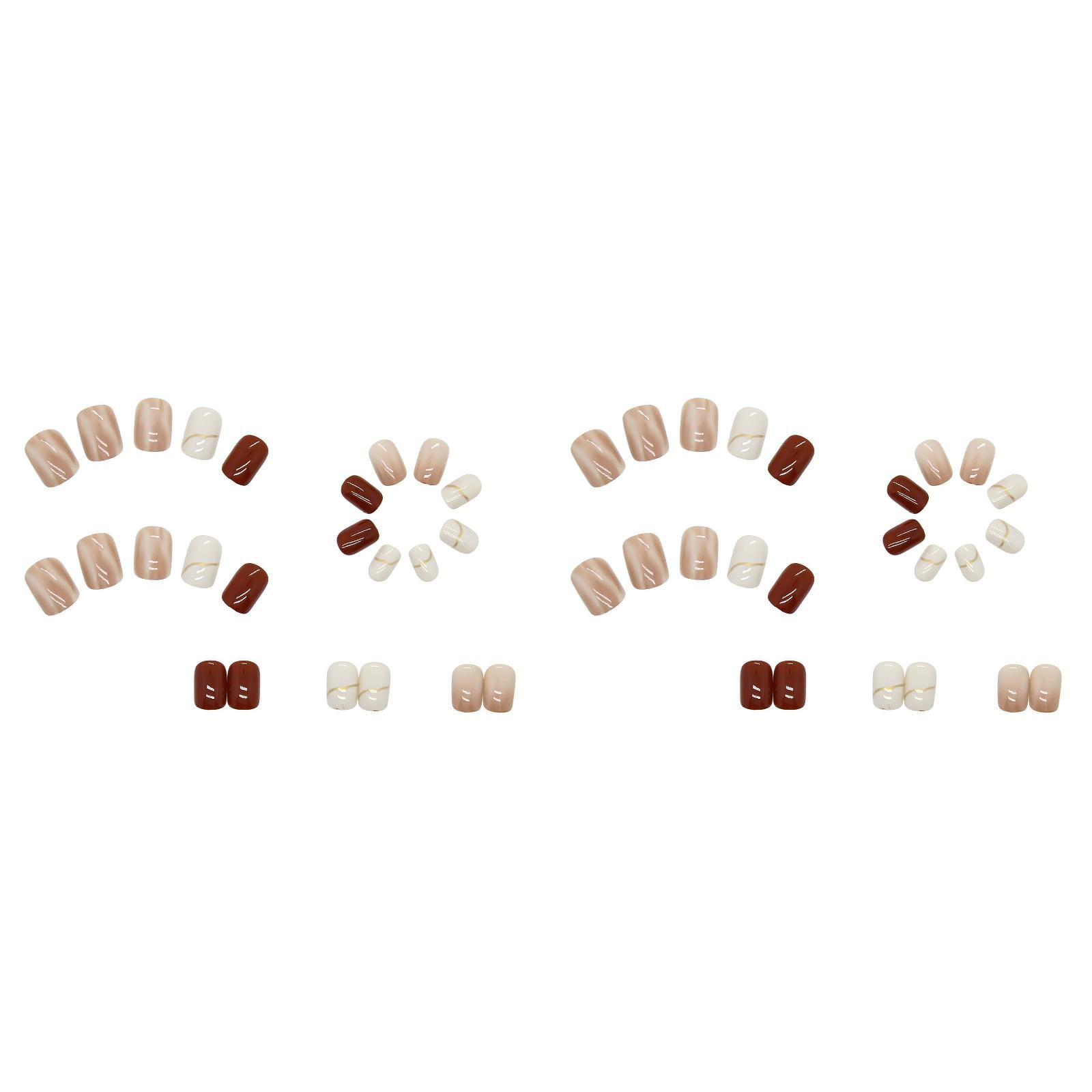 Wearing Nail Detachable Color Dye Nail Paste Nail Finished Color Gentle ...