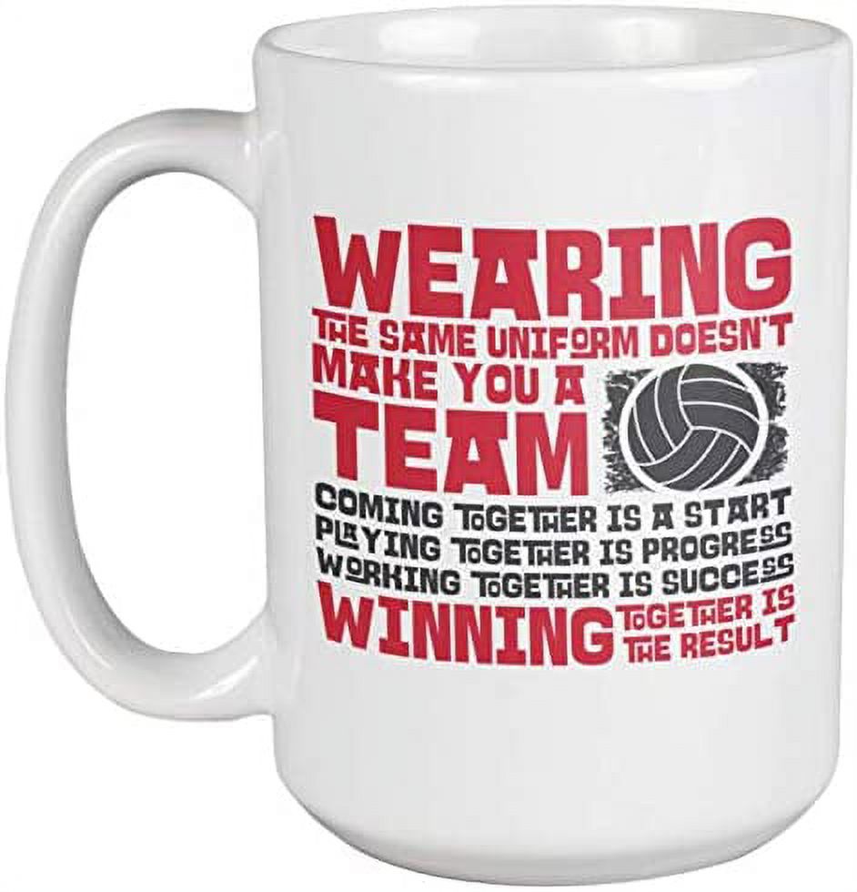 Wearing Same Uniform Together Doesn't Make You A Team. Volleyball ...