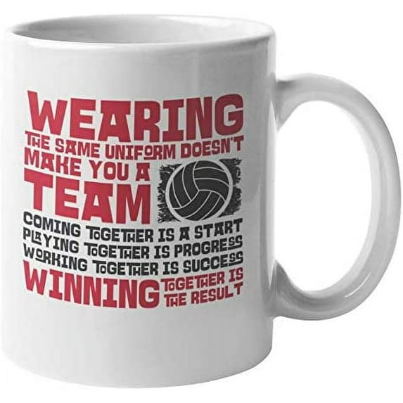 Wearing Same Uniform Together Doesn't Make You A Team. Volleyball ...