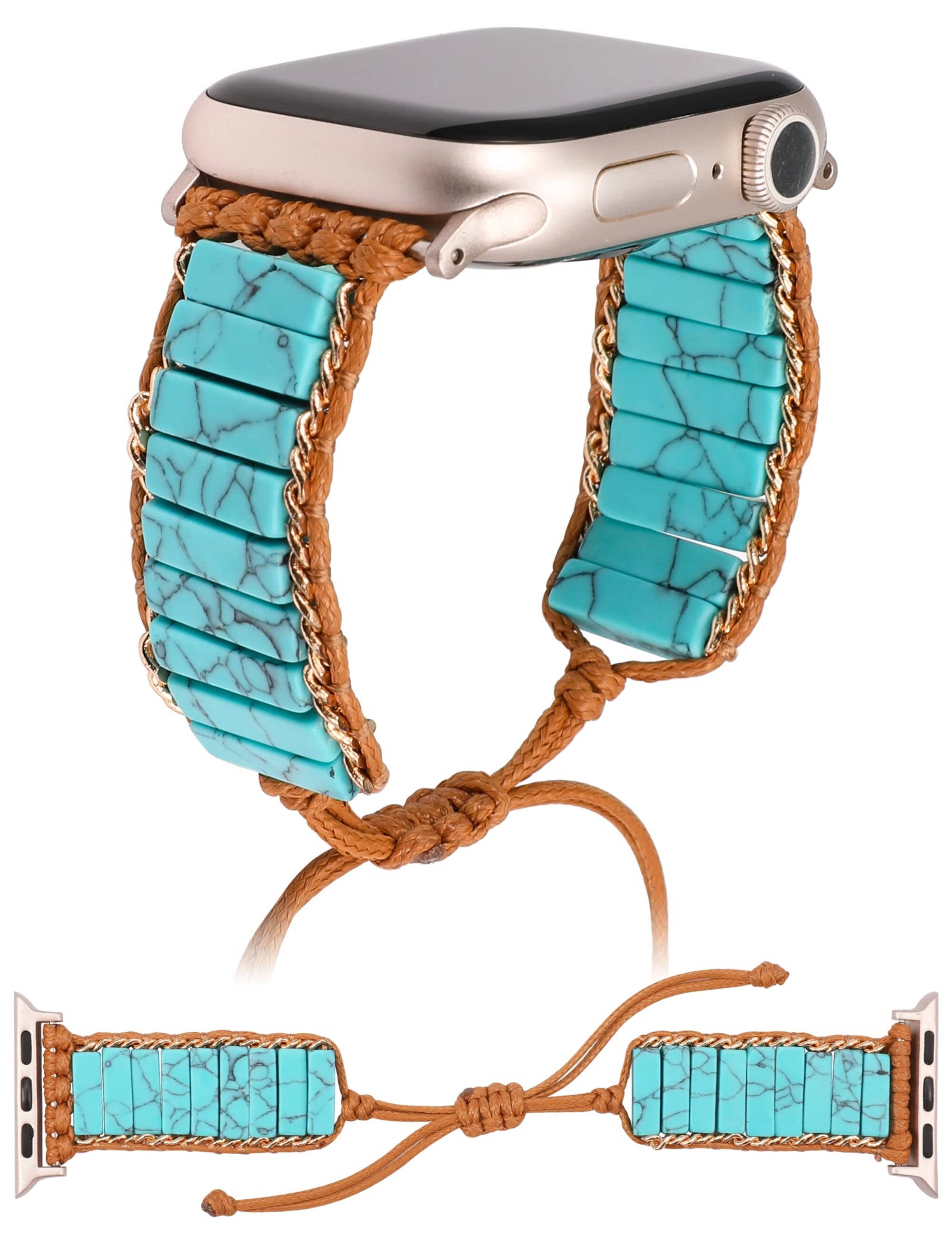 Wearlizer Bohemian Beaded Bracelet Compatible with Apple Watch Band 38 ...