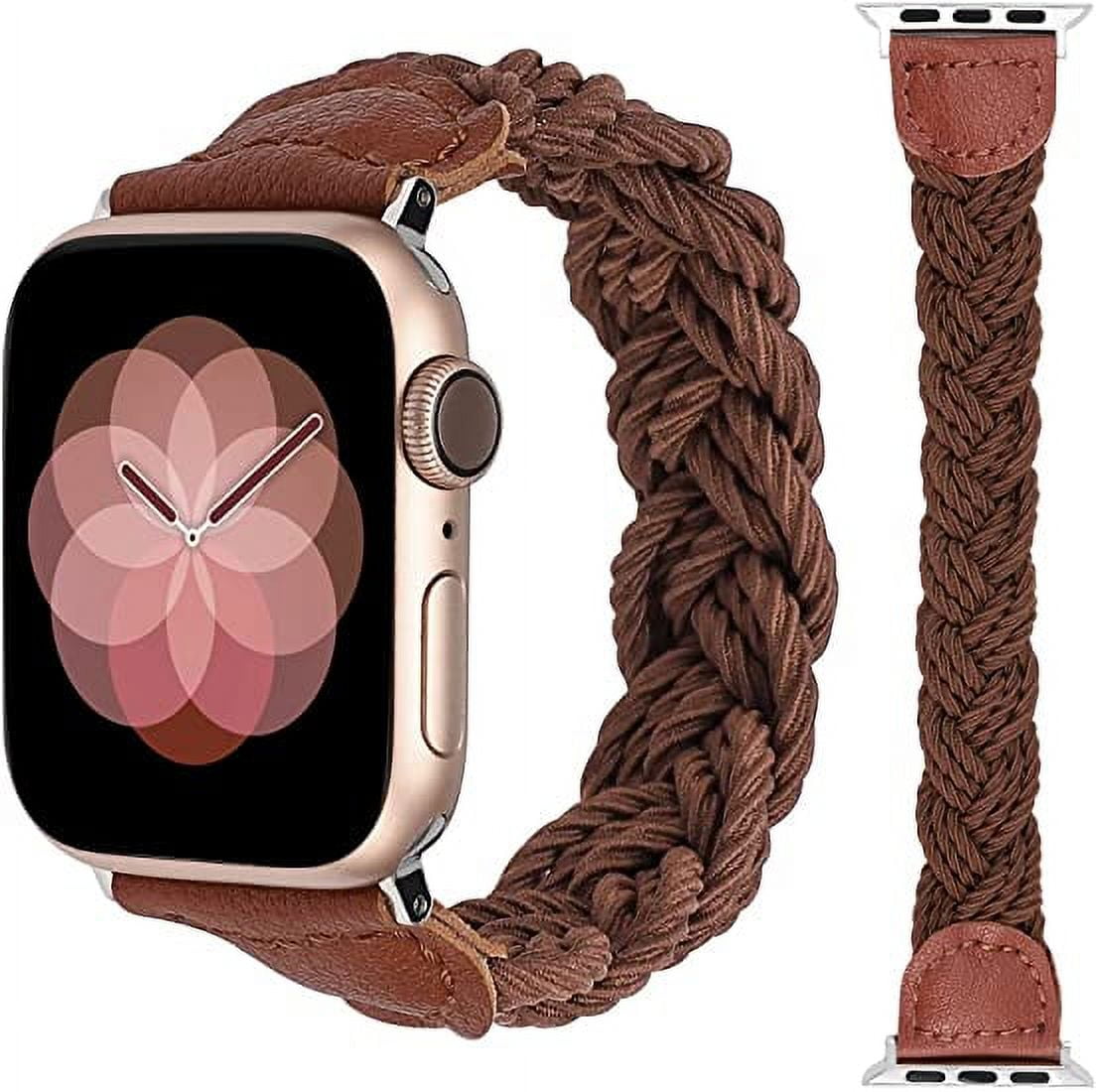 Wearlizer Compatible with Apple Watch Band Braided 38mm 40mm 41mm, Solo ...