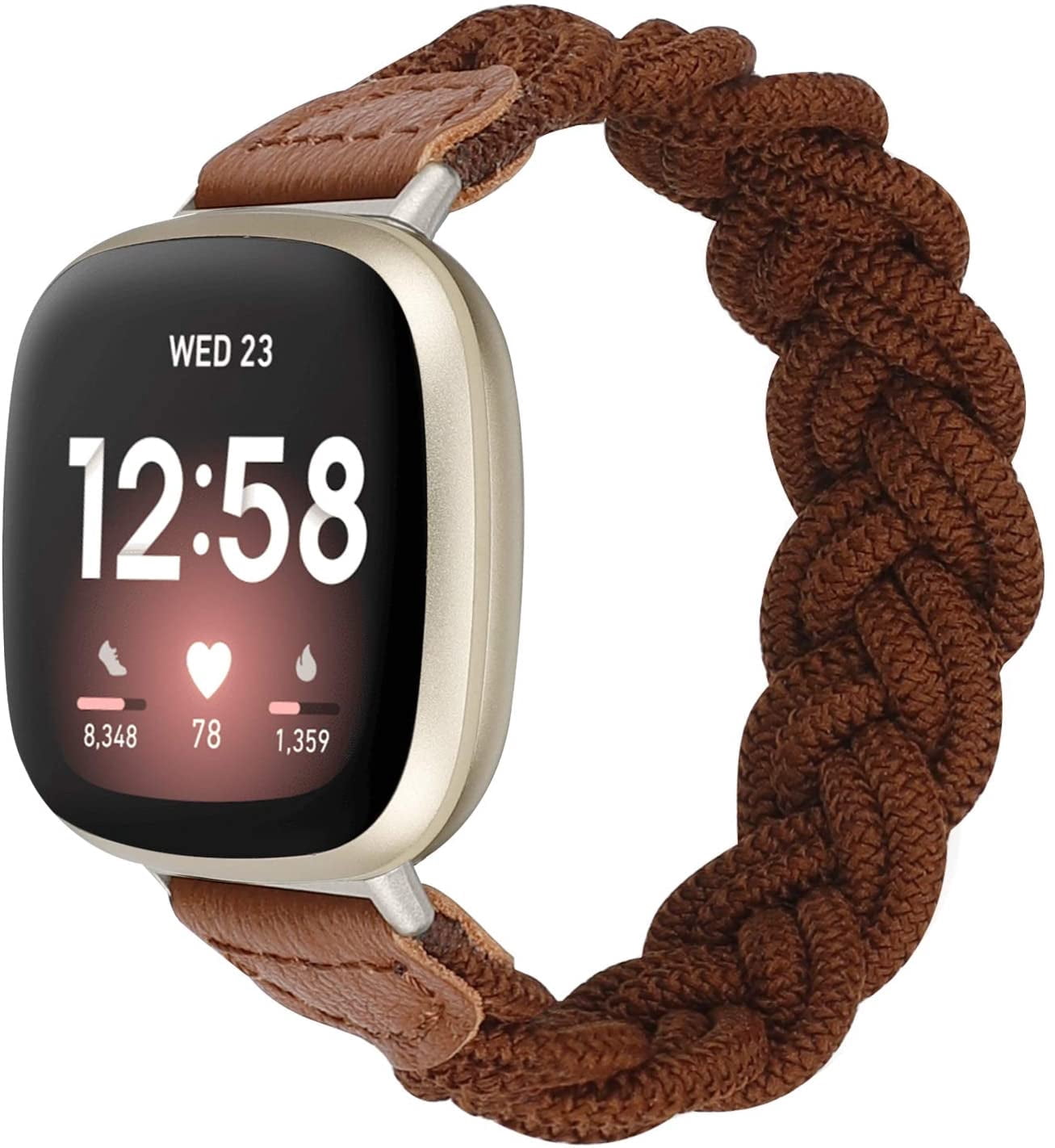 Wearlizer Elastic Band Compatible with Fitbit Sense 2/Sense/Versa 4 ...