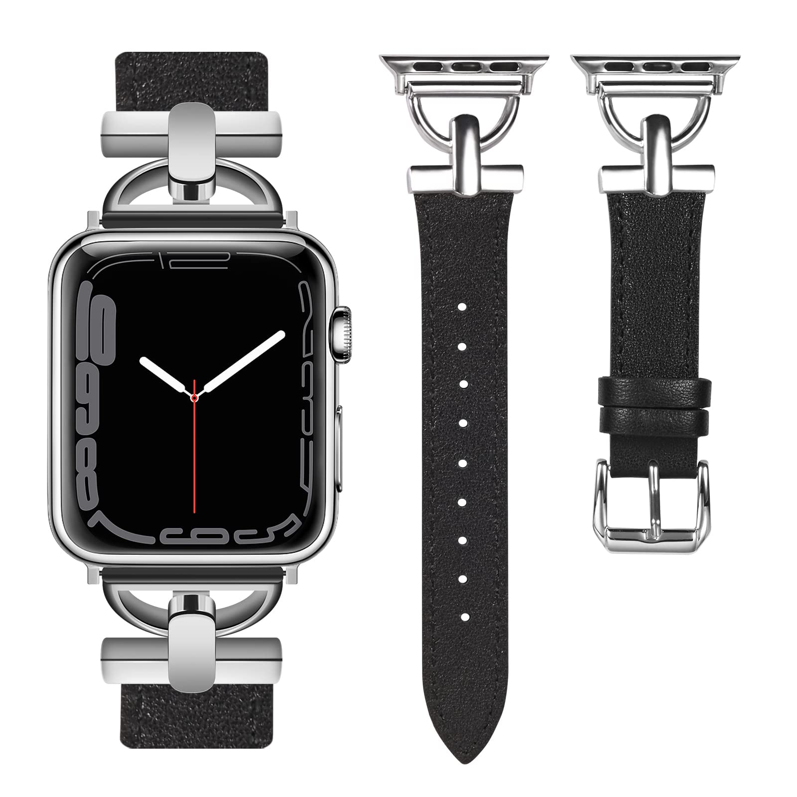Wearlizer Leather Band Compatible with Apple Watch Band Women 42mm 44mm ...