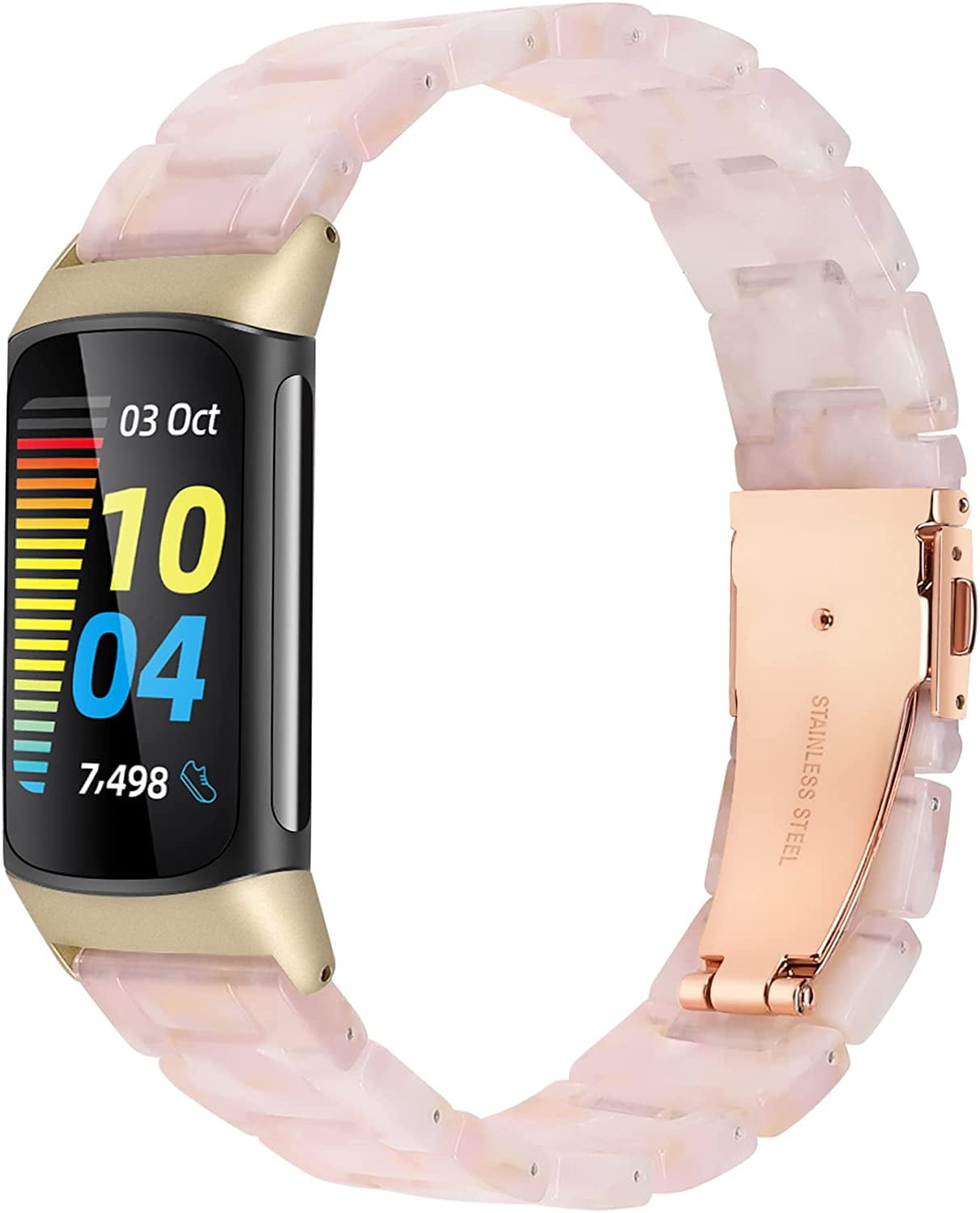 Wearlizer Resin Band Compatible with Charge 5 Watch Bands for Women Men ...