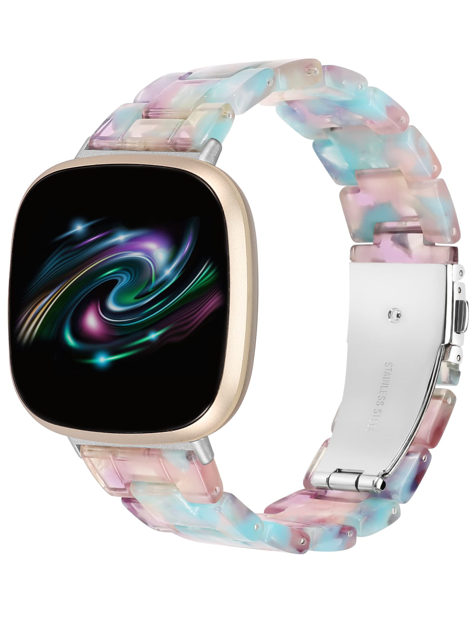 Wearlizer Resin Band Compatible with Fitbit Versa 4/Fitbit Versa 3 ...