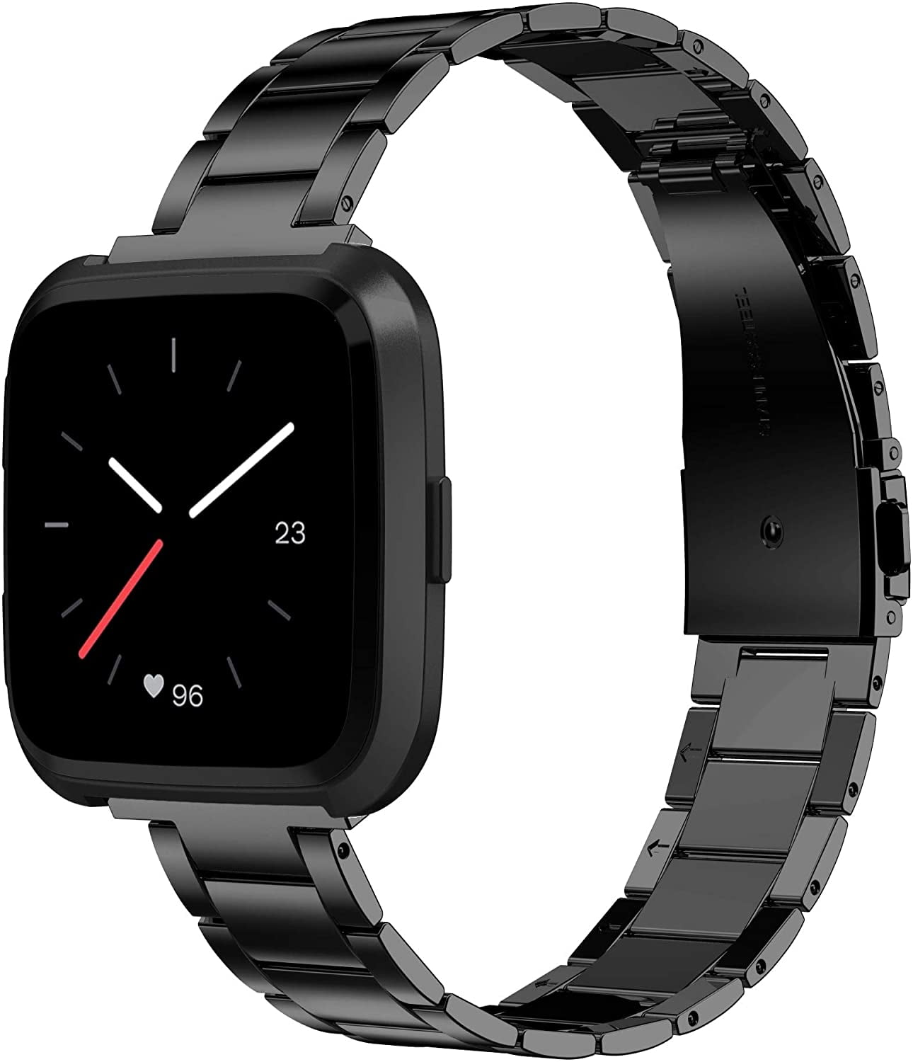 Wearlizer Stainless Steel Compatible for Fitbit Versa 2 Band Women Men ...