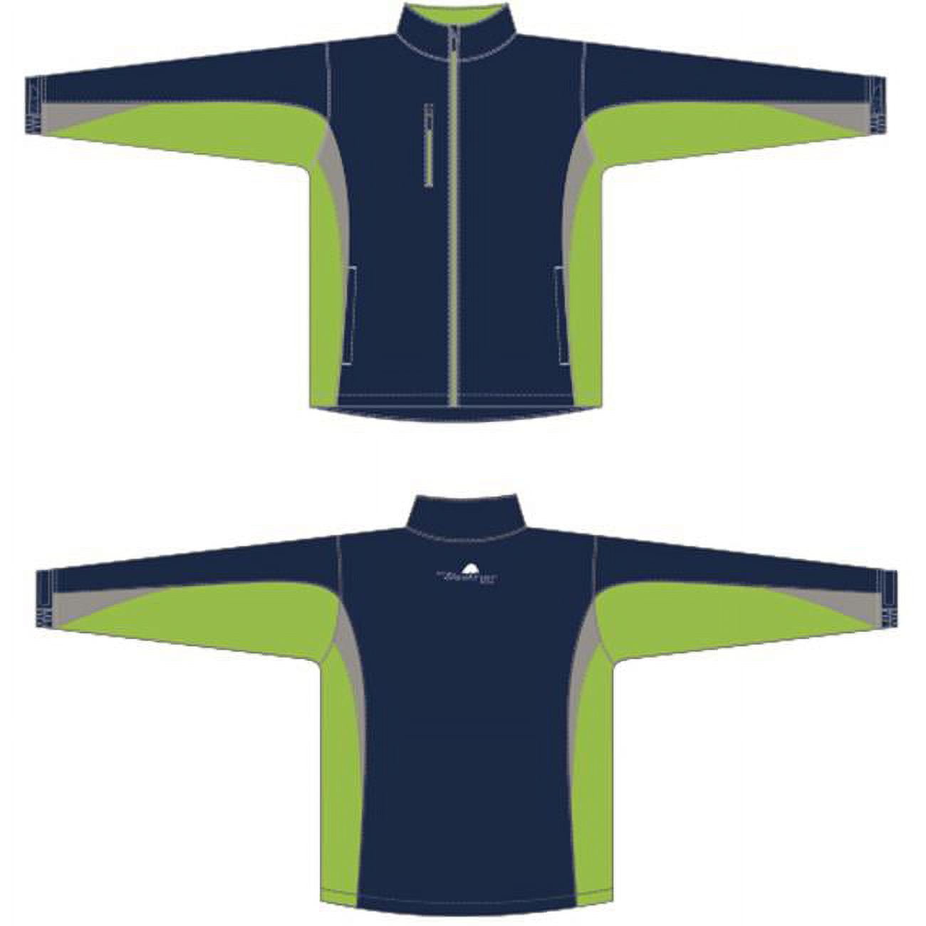 The Weather Co. Men's HiTech Performance Jacket (Navy/Lime/Gray, X ...