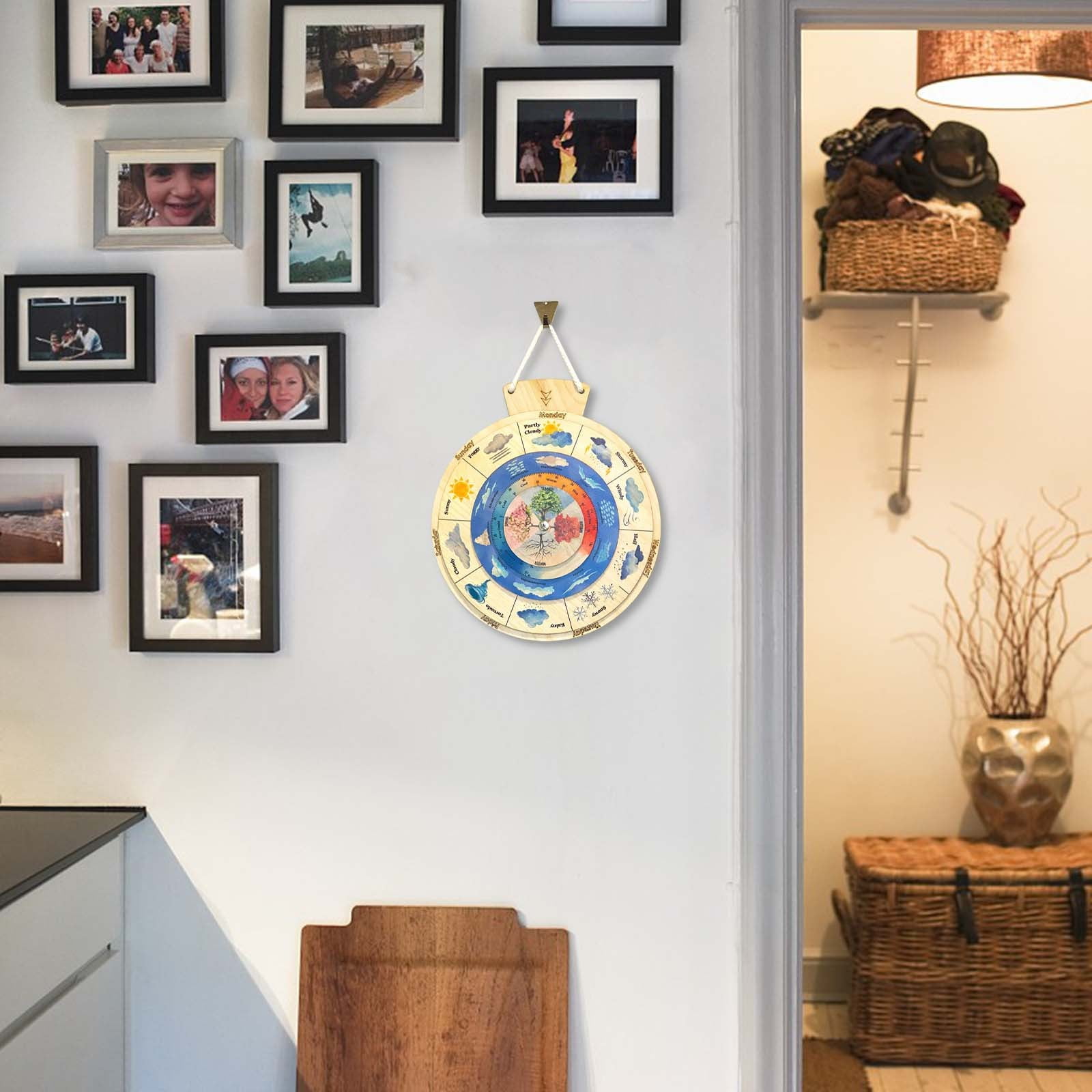 Weather Calendar/Montessori Weather Wheel/Weather Map/Bilingual French ...