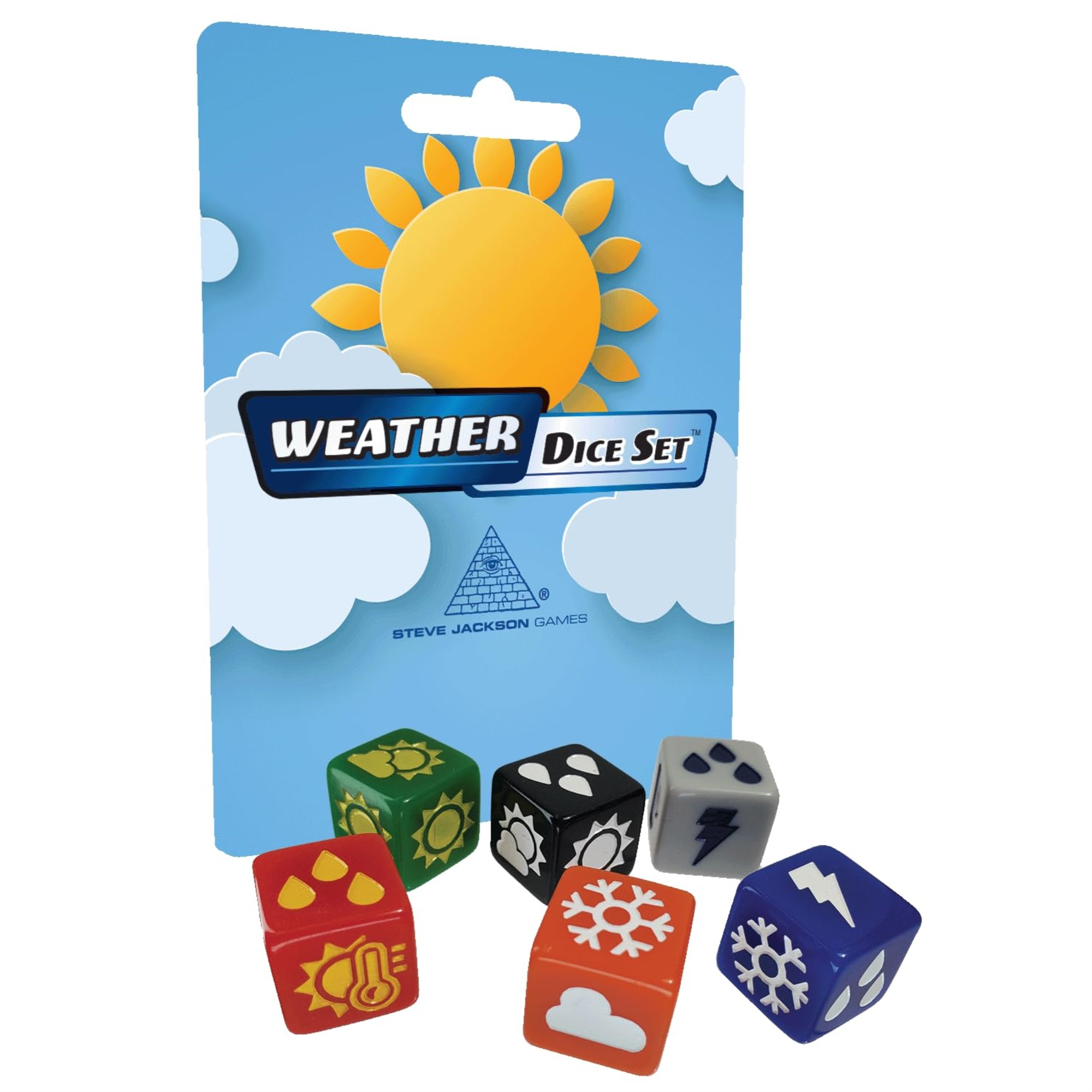 Weather Dice by Steve Jackson Games, Dice - Walmart.com
