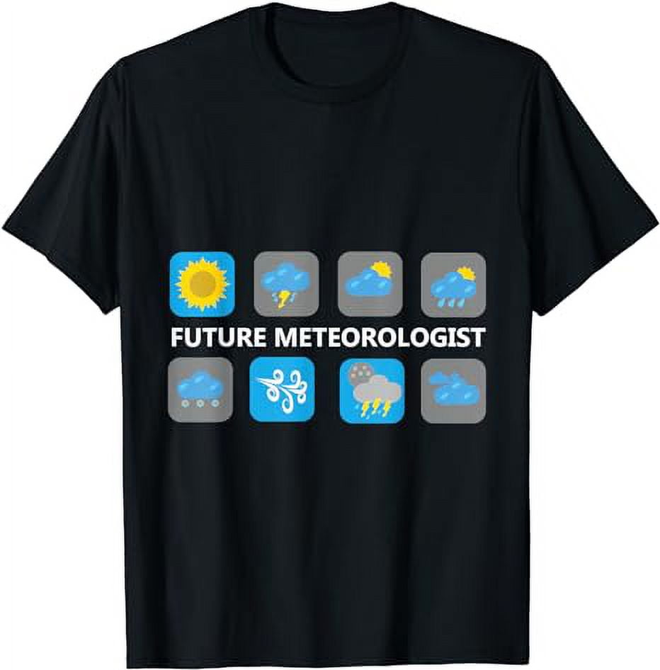 Weather Forecast Icons Future Meteorologist T-Shirt T-Shirt - Walmart.com