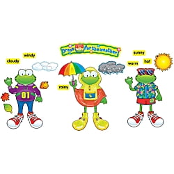 Weather Frog Bulletin Board Set, Grade PK-3 - Walmart.com