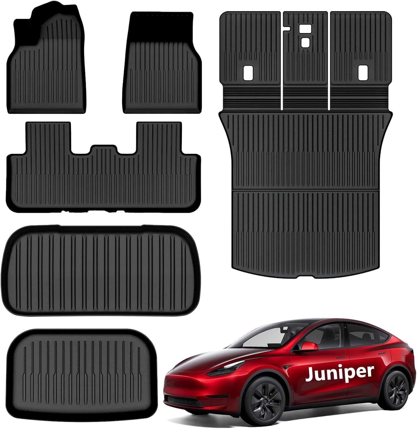All Weather Full Set Mats for 2025 2026 New Tesla Model Y Juniper ...